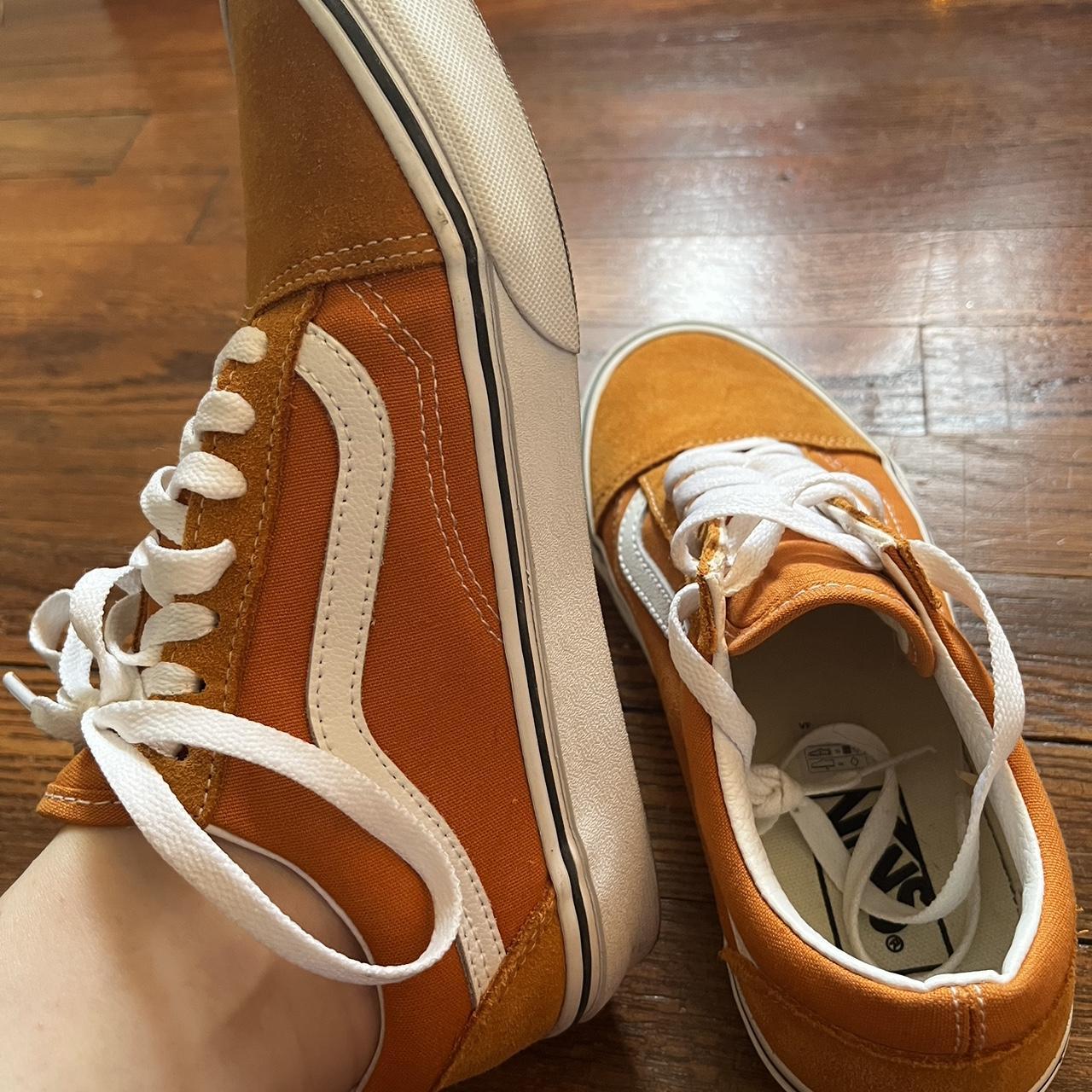 Mustard yellow vans! great condition, i just never... - Depop