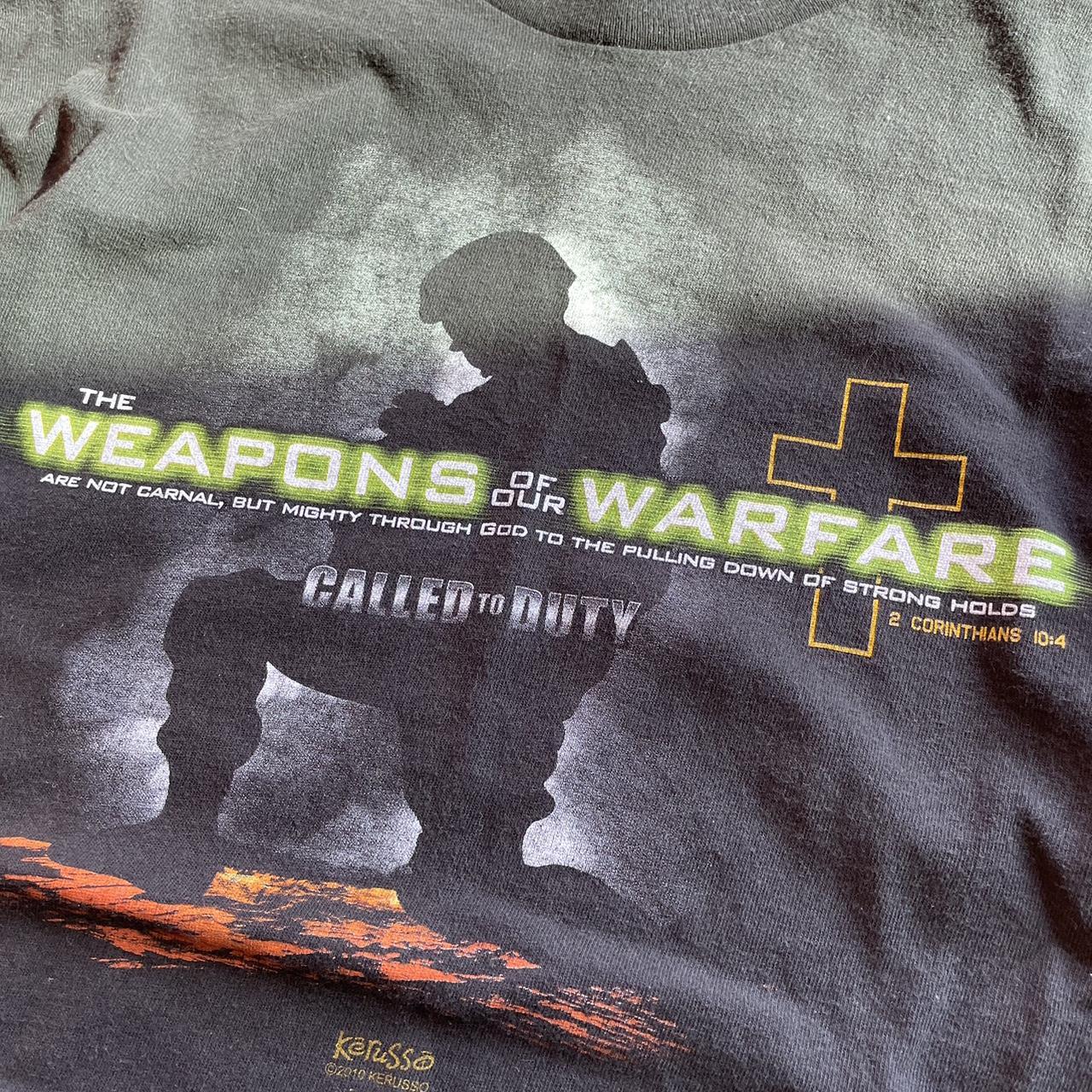 Vintage Moder Warfare Kerusso Jesus Shirt Called to... - Depop