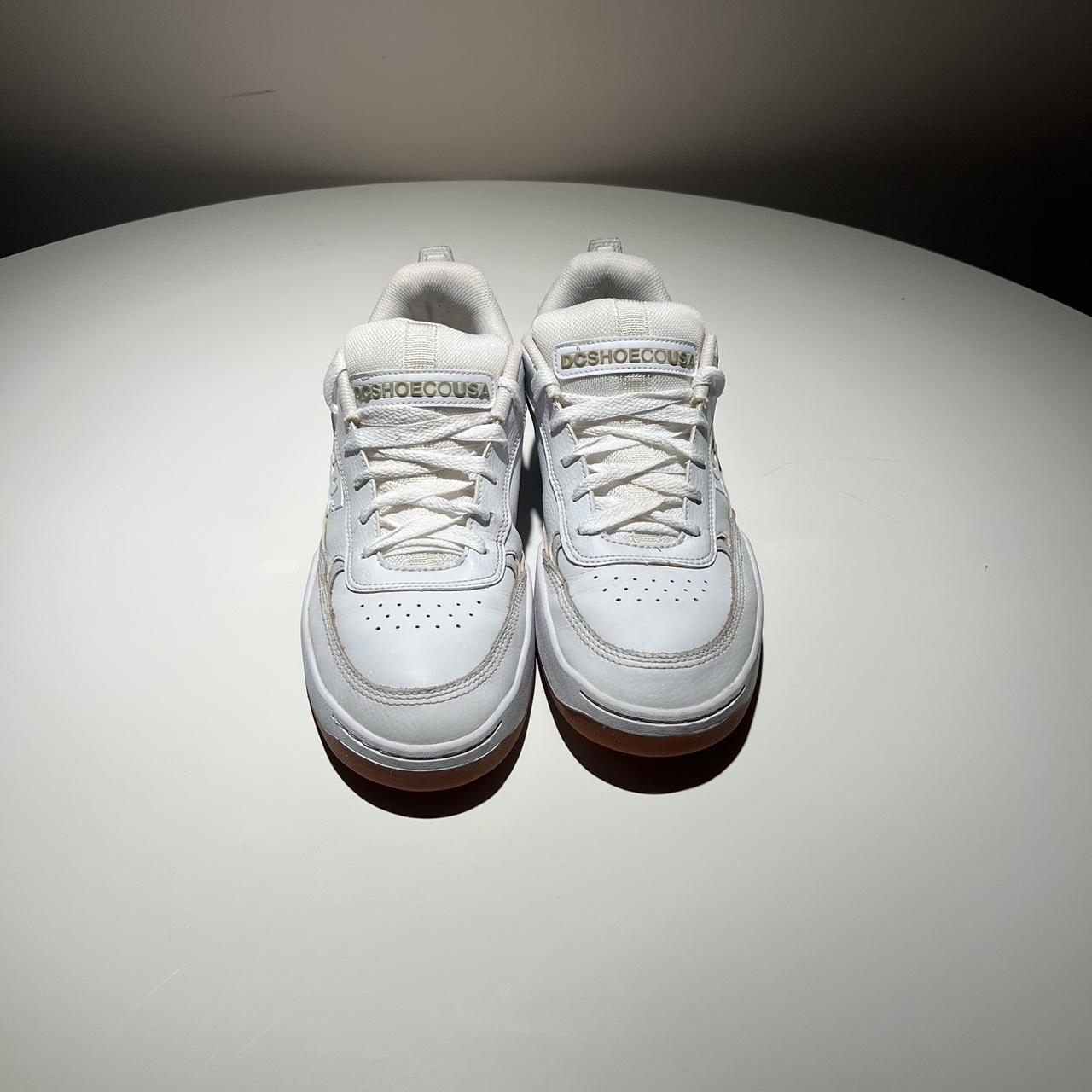 DC shoes and co White Vintage skater DC shoes - Depop