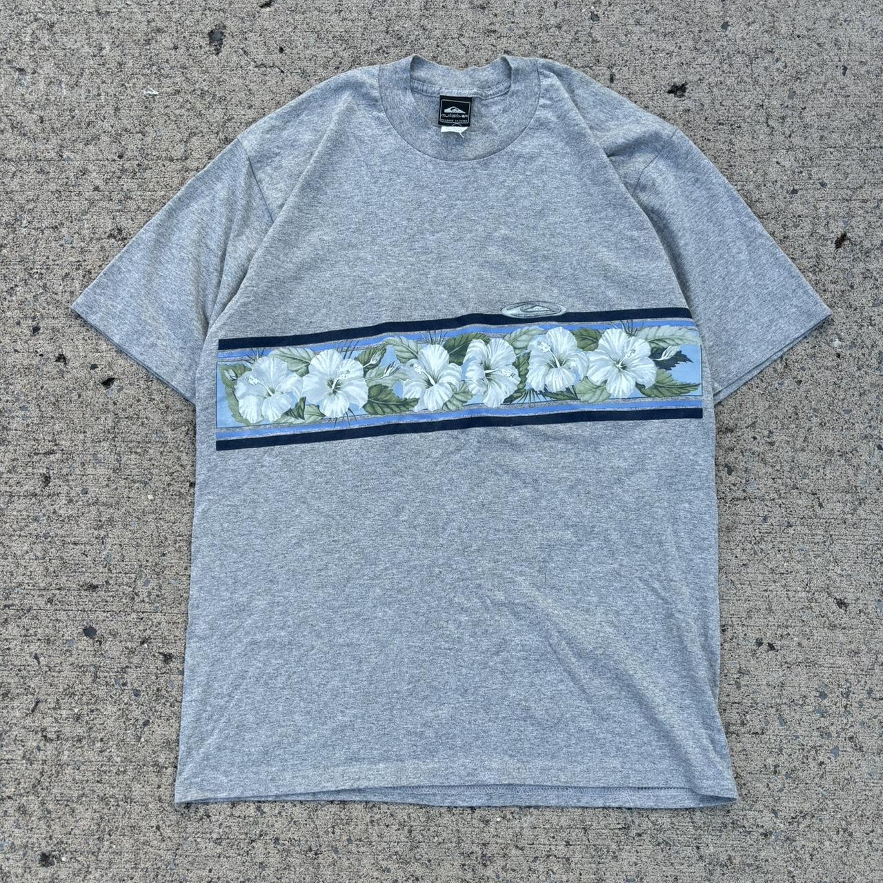 Quicksilver wrap round tee - Depop