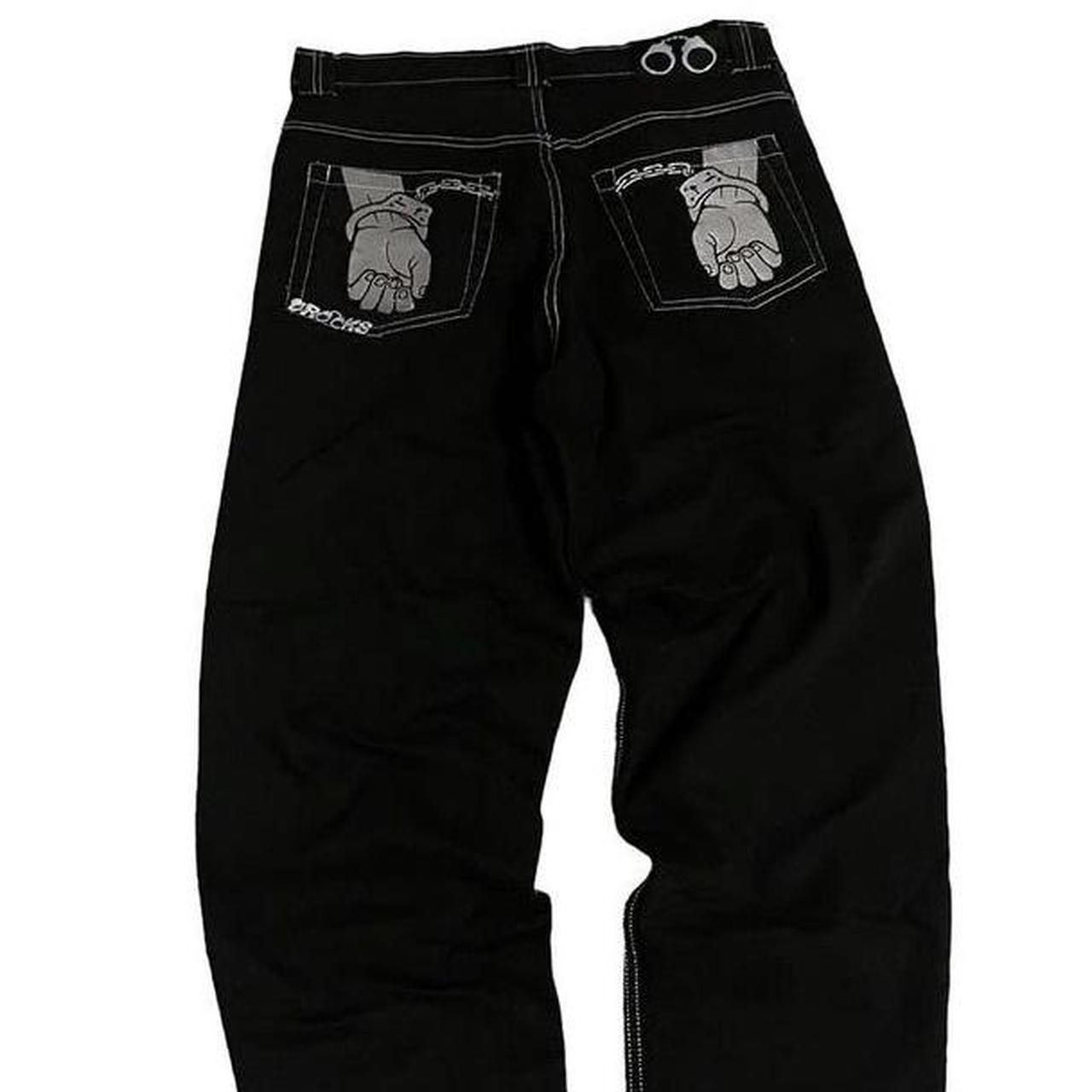 Crooks ldn jeans Nice fit Worn once Message... - Depop