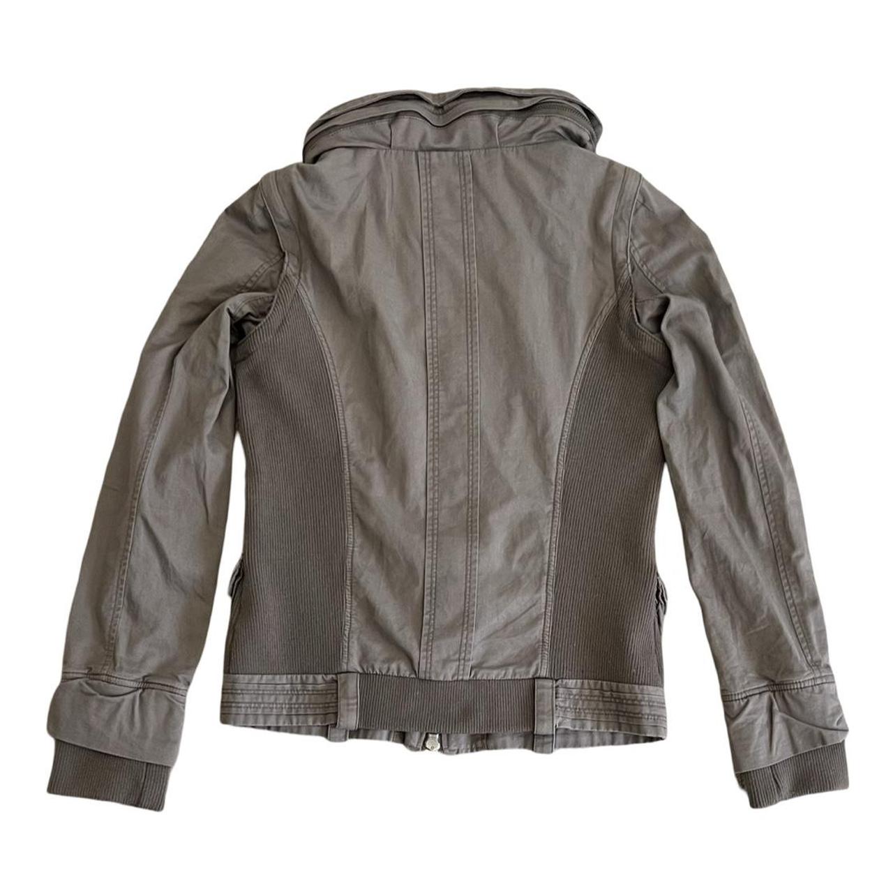 japanese brand cargo jacket multiple zippers and... - Depop