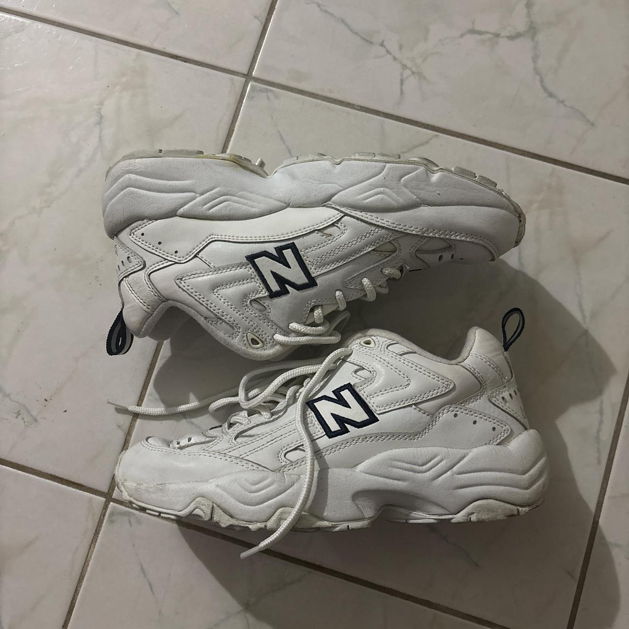 Vintage New Balance 606 chunky shoes has some... - Depop