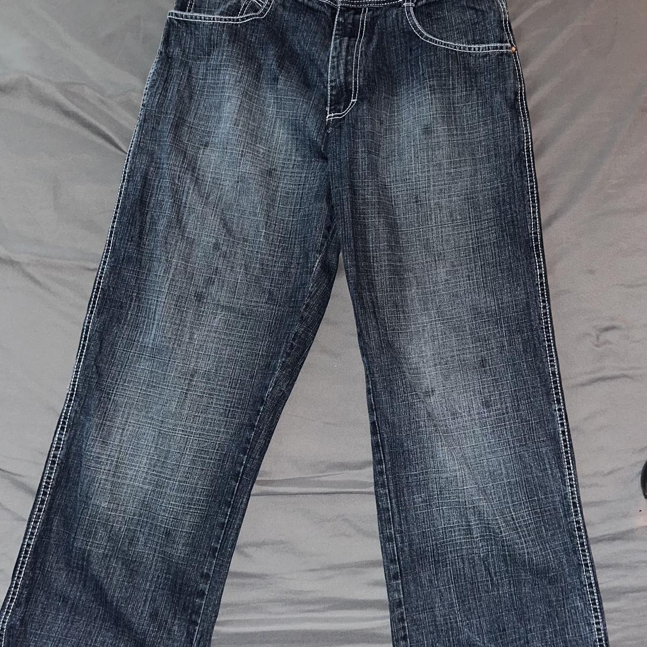 🔥BROWN TAB SOUTHPOLE DENIM SIZE 36 but fits more... | Depop