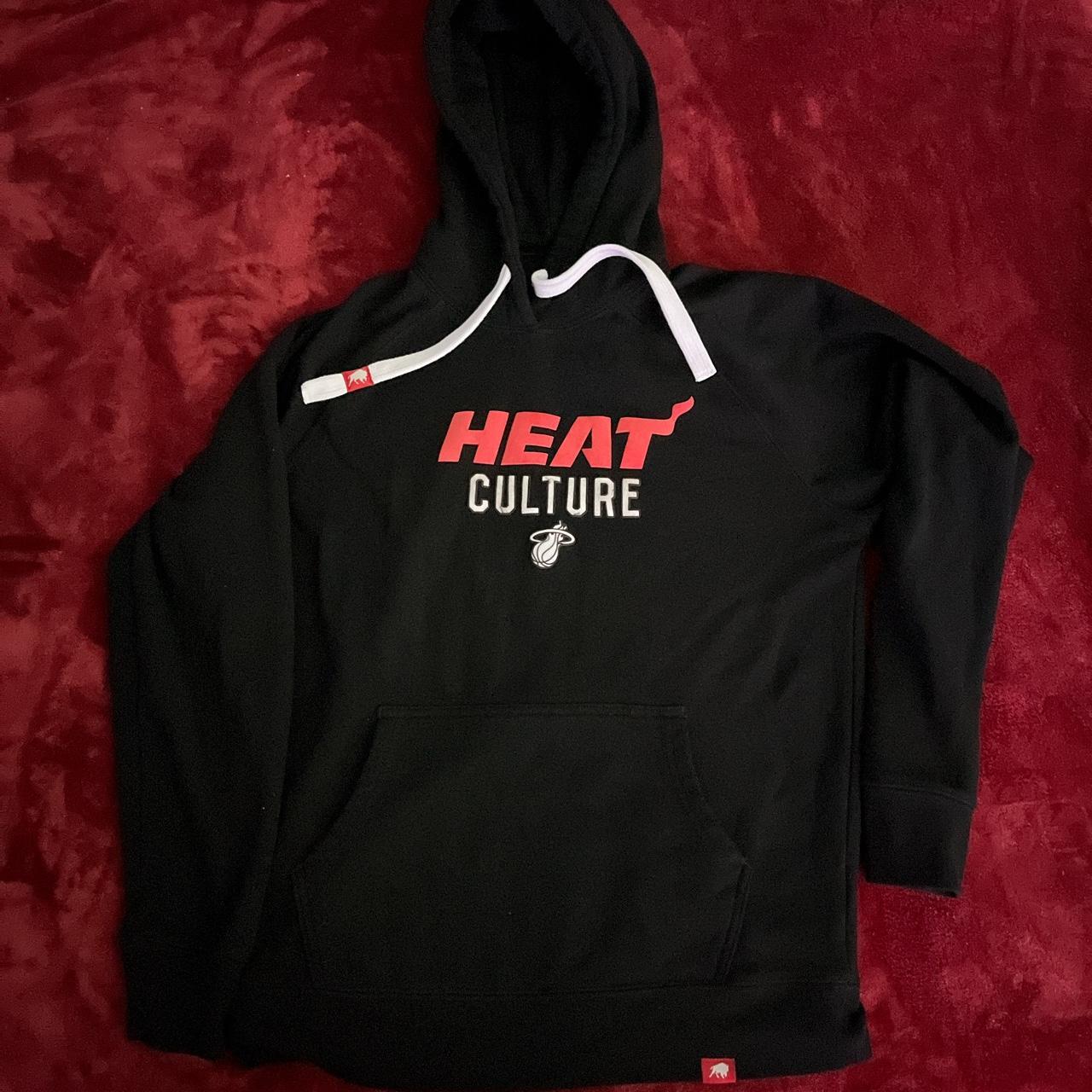 miami heat official store merchandise hoodie HEAT... - Depop