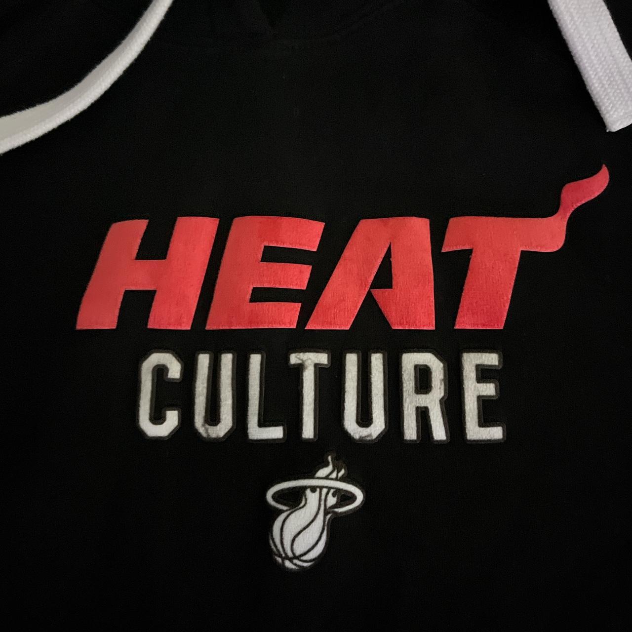 miami heat official store merchandise hoodie HEAT... - Depop