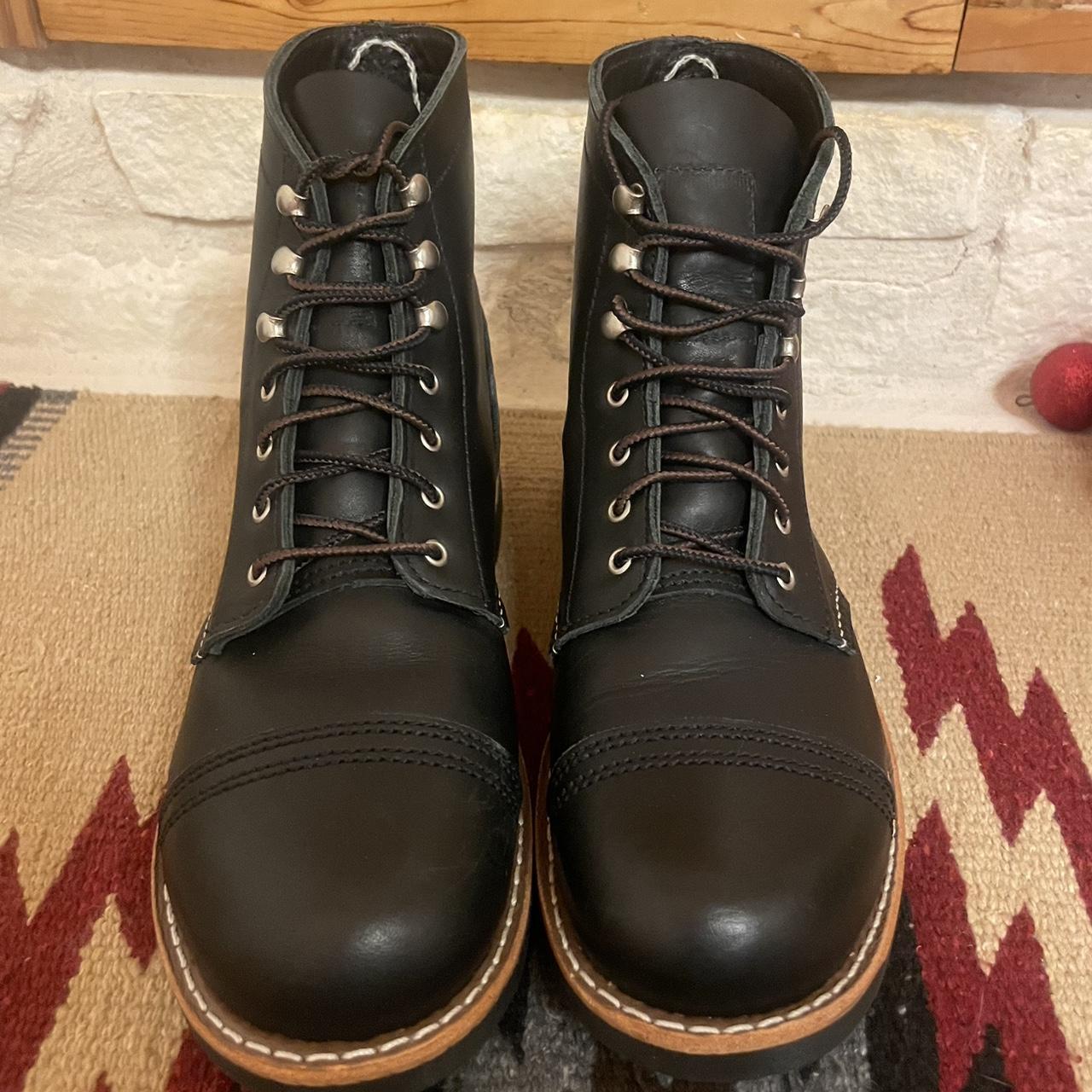 Red wing 3366s brand new size 8.5 women’s black... - Depop