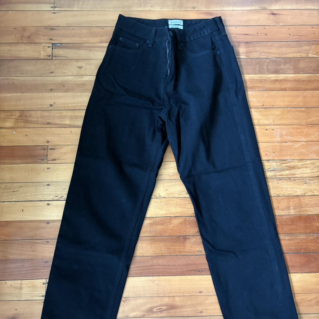 Absent baggy black jeans | Depop