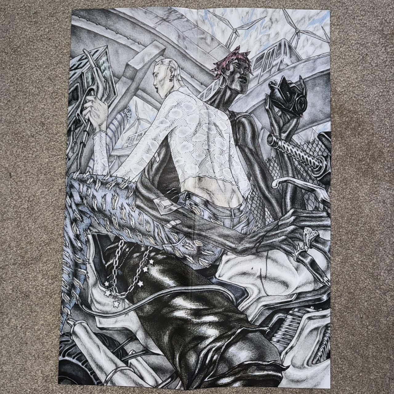 Rare Drain Gang Ecco2k E poster exclusive to vinyl... | Depop