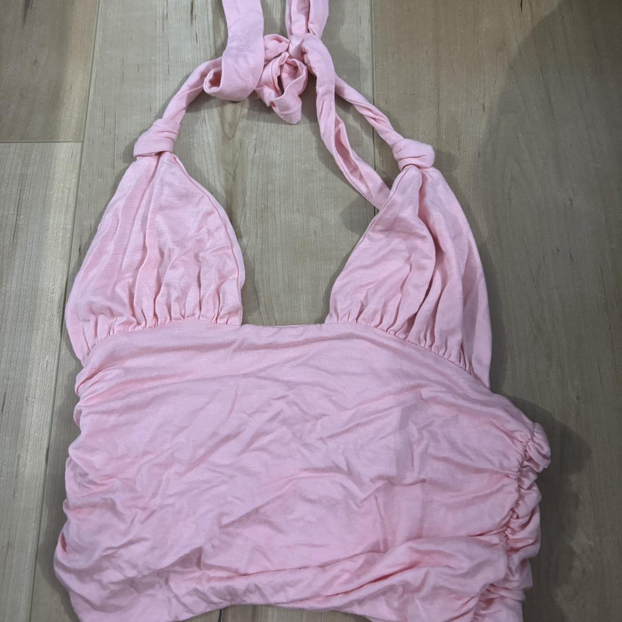 Edikted pink halter top - Depop