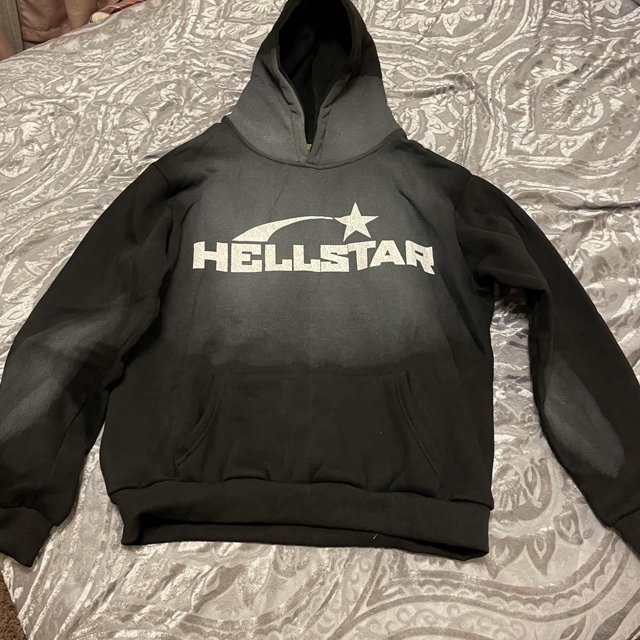 Black hellstar hoodie (WILL ACCEPT OFFERS) - Depop