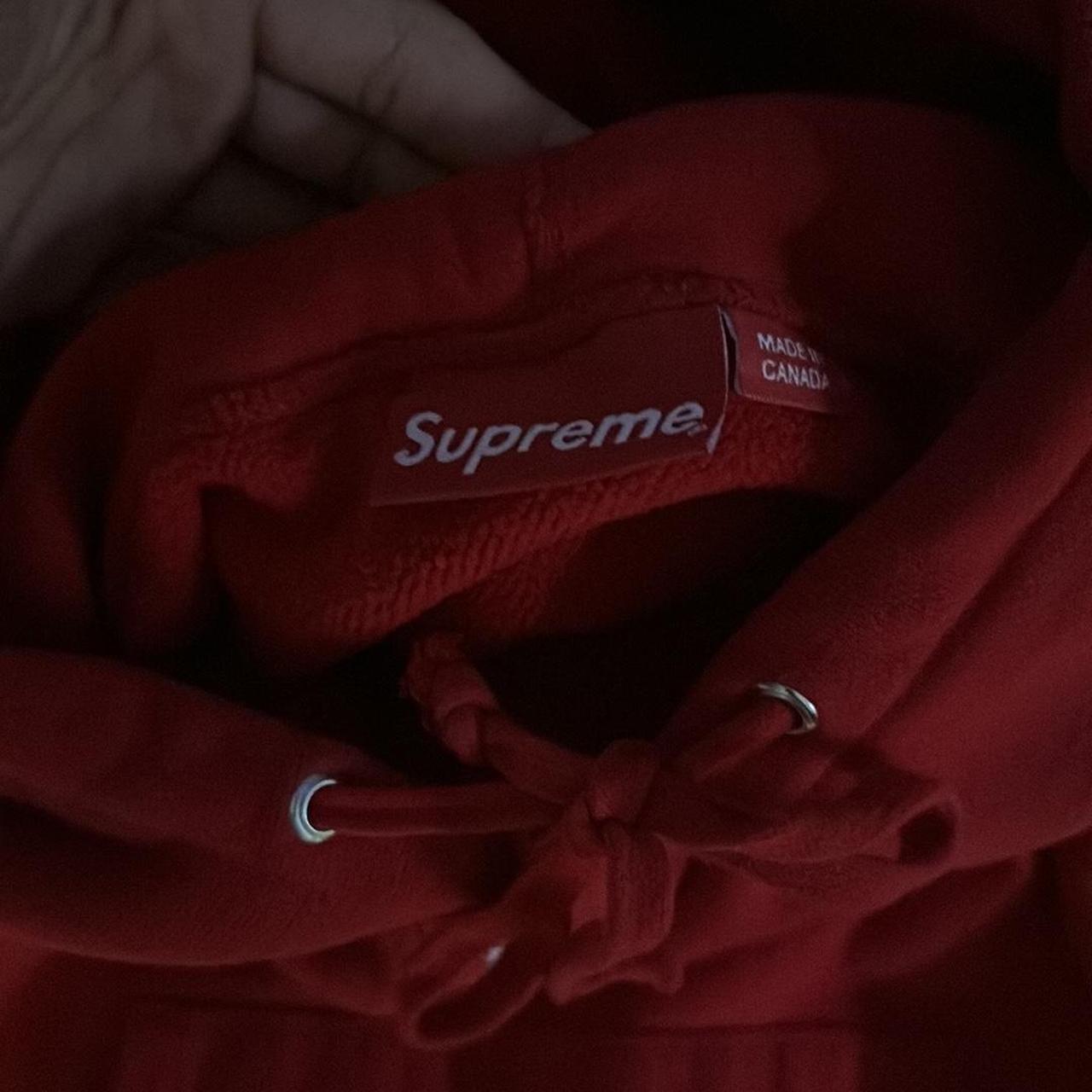 Supreme box logo hoodie Size M Wore 3 times - Depop