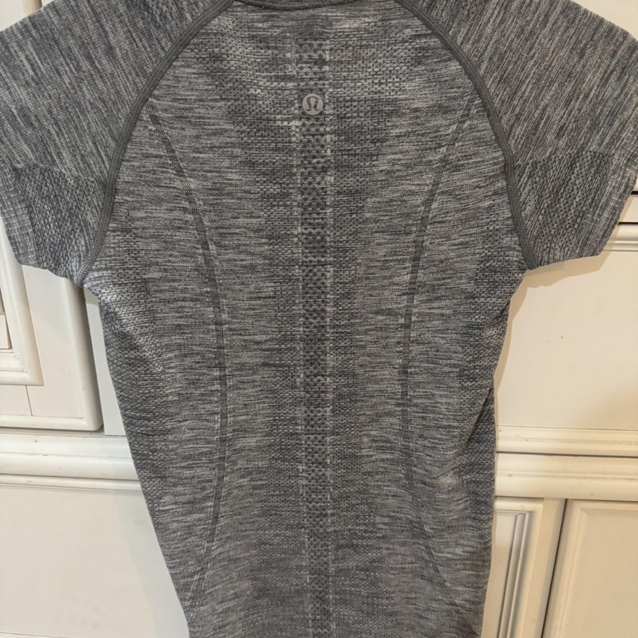 Grey Lululemon Swiftly Tech! Size 4. In perfect... - Depop