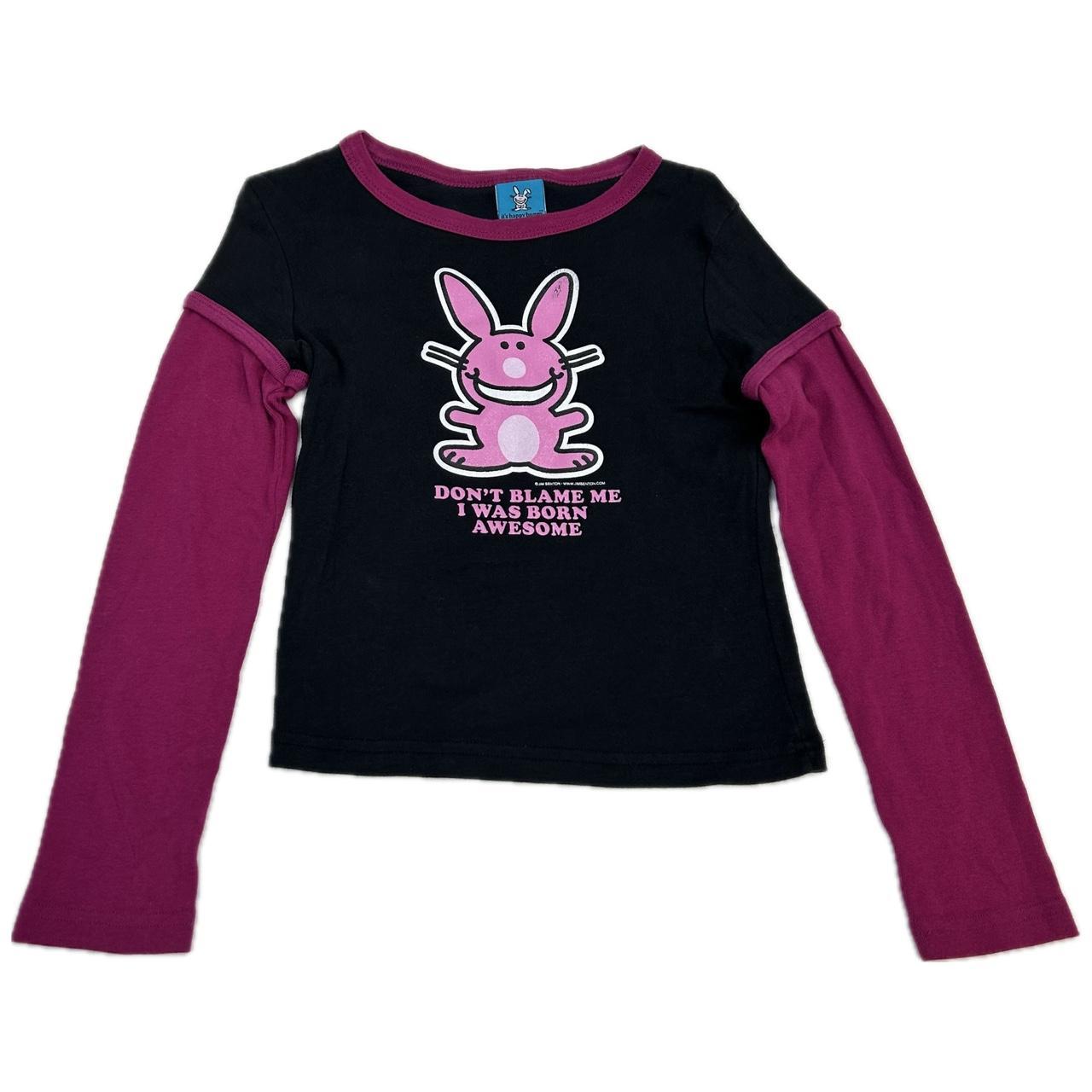 vintage y2k kids happy bunny tee Premium quality... - Depop