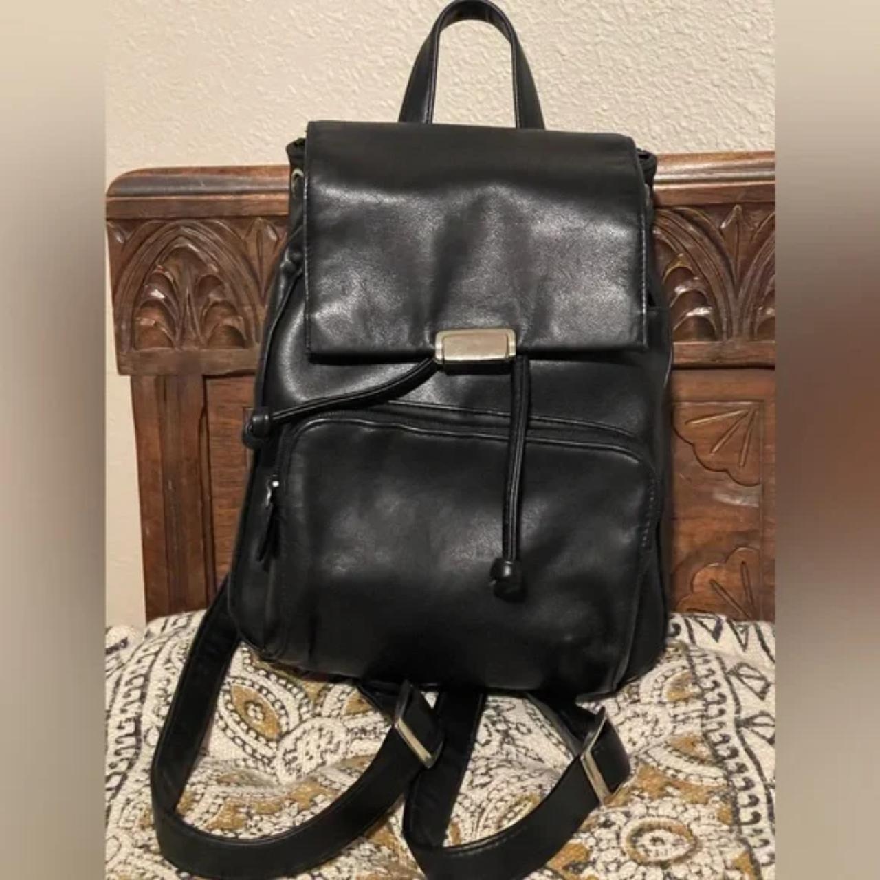 Genuine leather vintage Rosetti backpack 12 inches... - Depop
