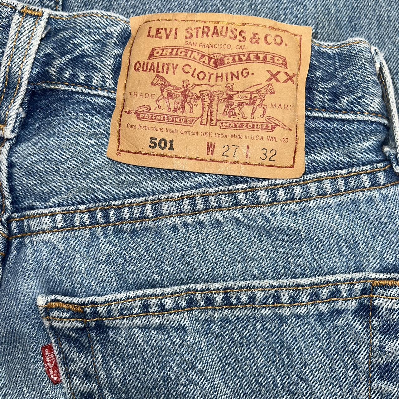 vintage Levi's 501 XX blue denim jeans 👖womens size... - Depop