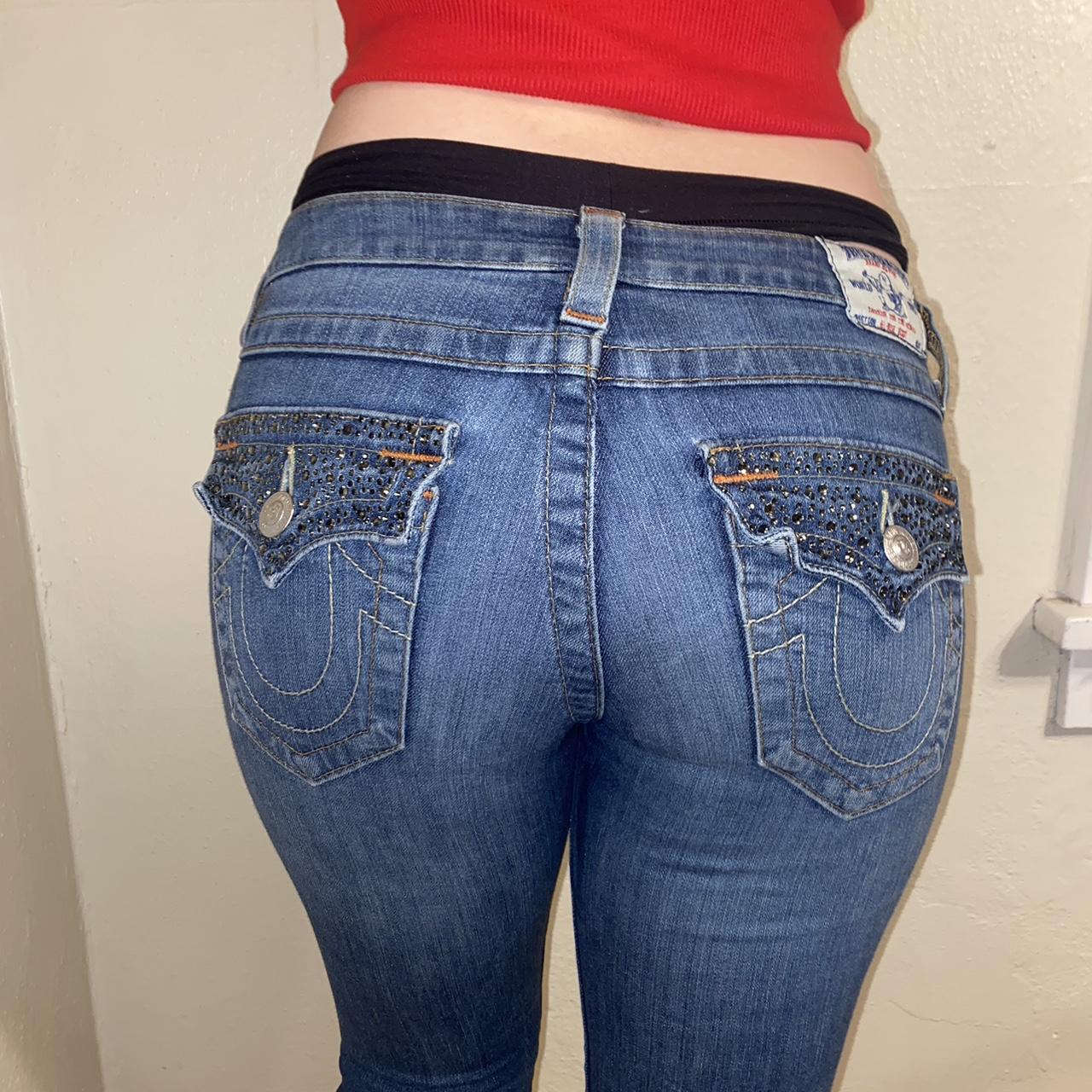 Amazing vintage true religions with sparkle... - Depop