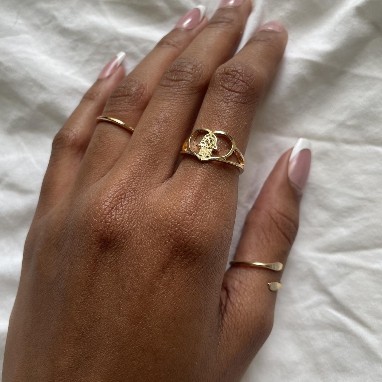 Women’s golden ring set you will receive the rings... - Depop