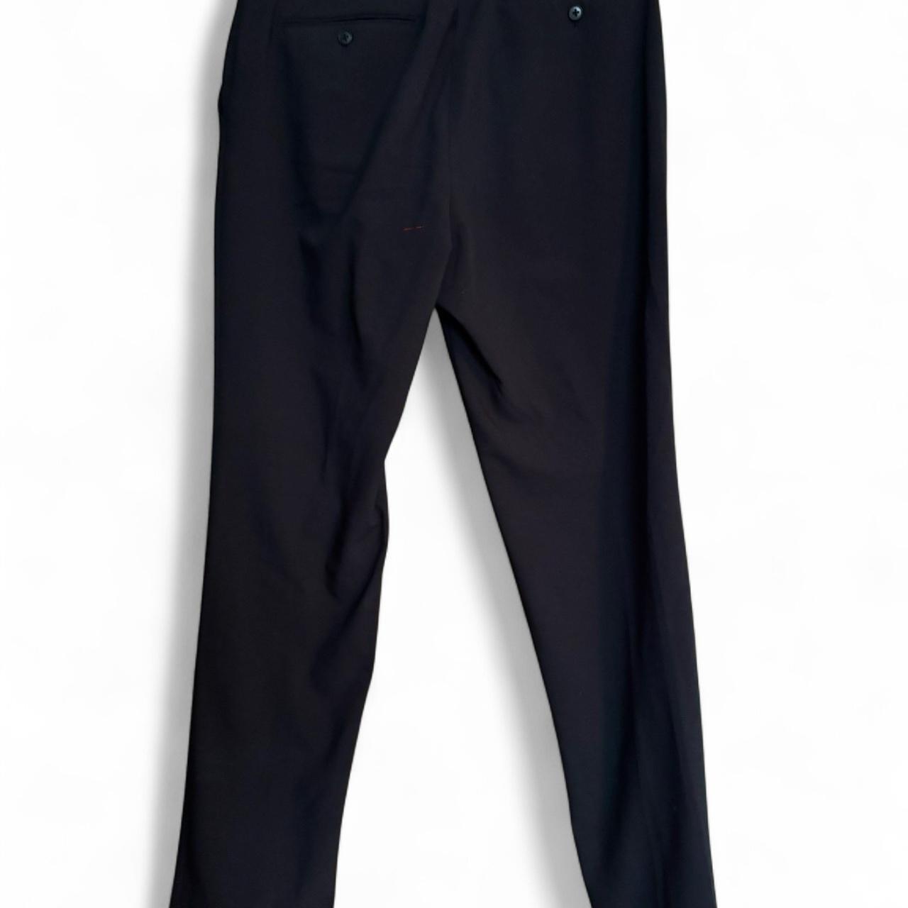 Black Polyester Pants – Uni Qlo – Size 7 Only worn... | Depop