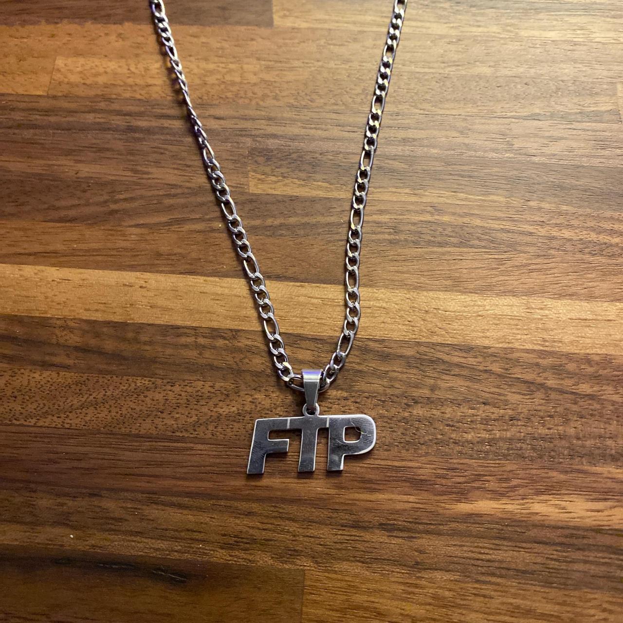 Silver FTP micro chain No box #skater #FTP #HalfEvil - Depop