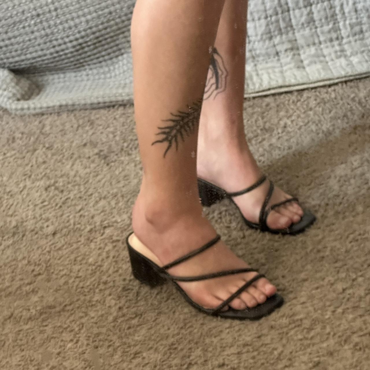 Worn once cute little heels - Depop