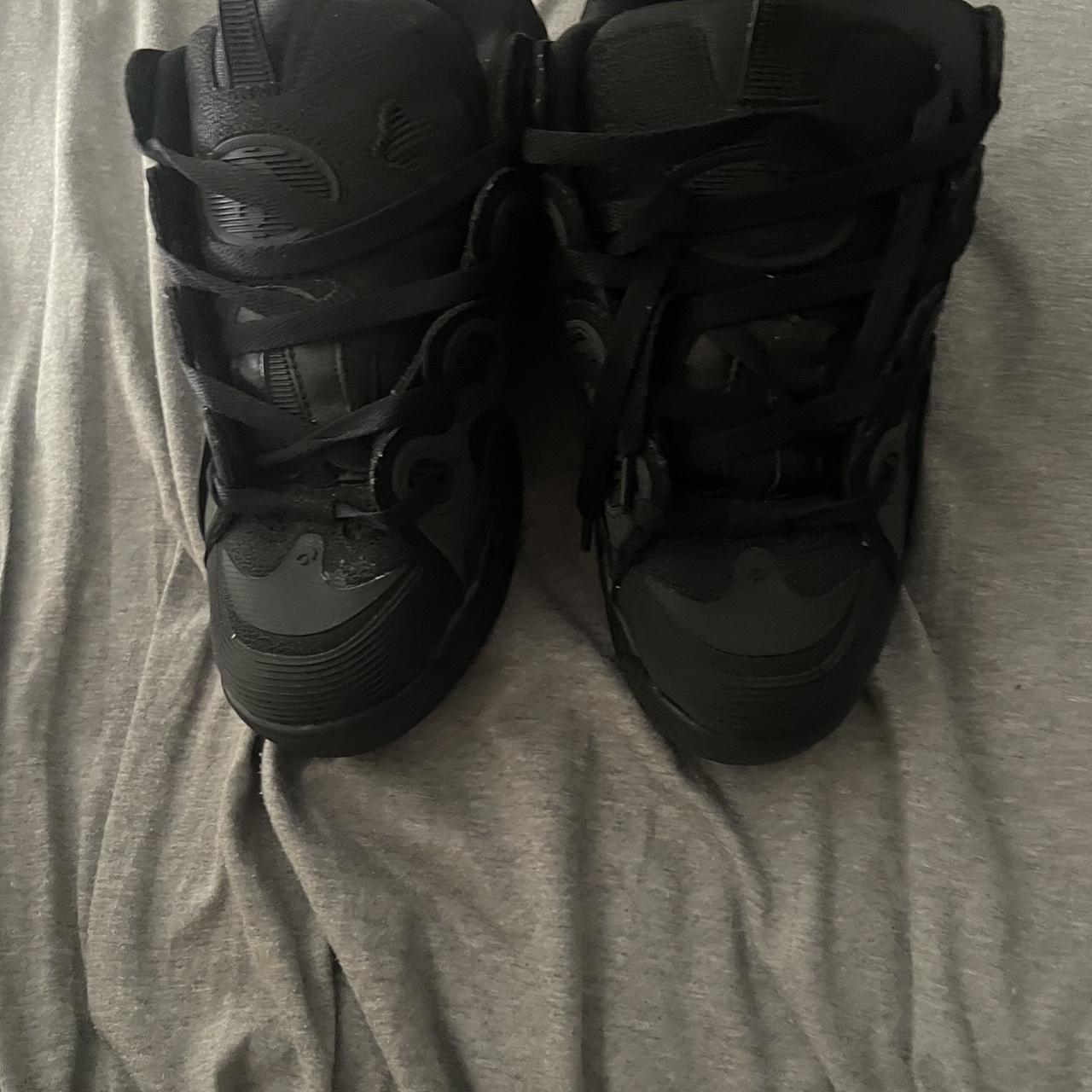 D3 2001 Osiris Black and grey #skate Worn | Depop