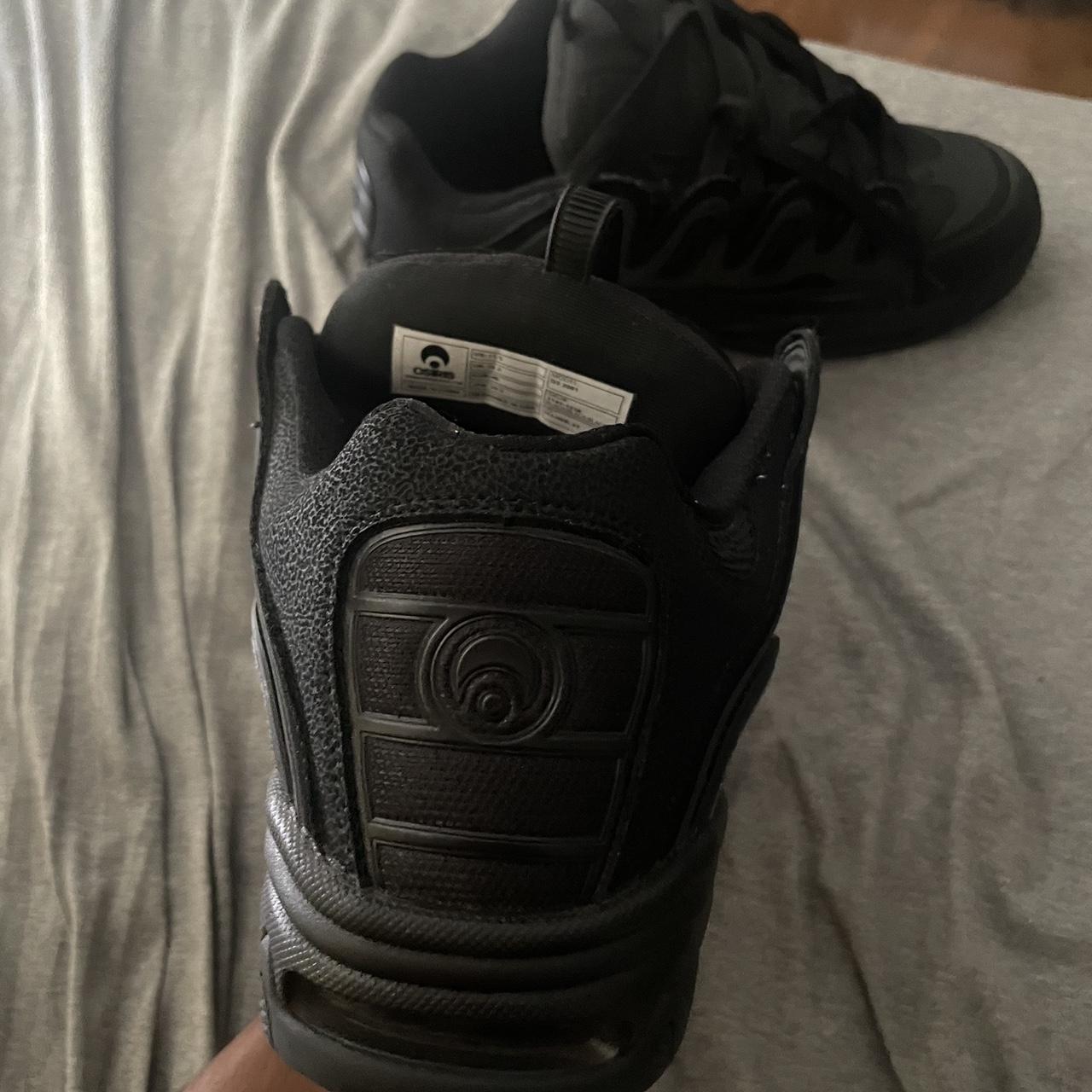 D3 2001 Osiris Black and grey #skate Worn | Depop
