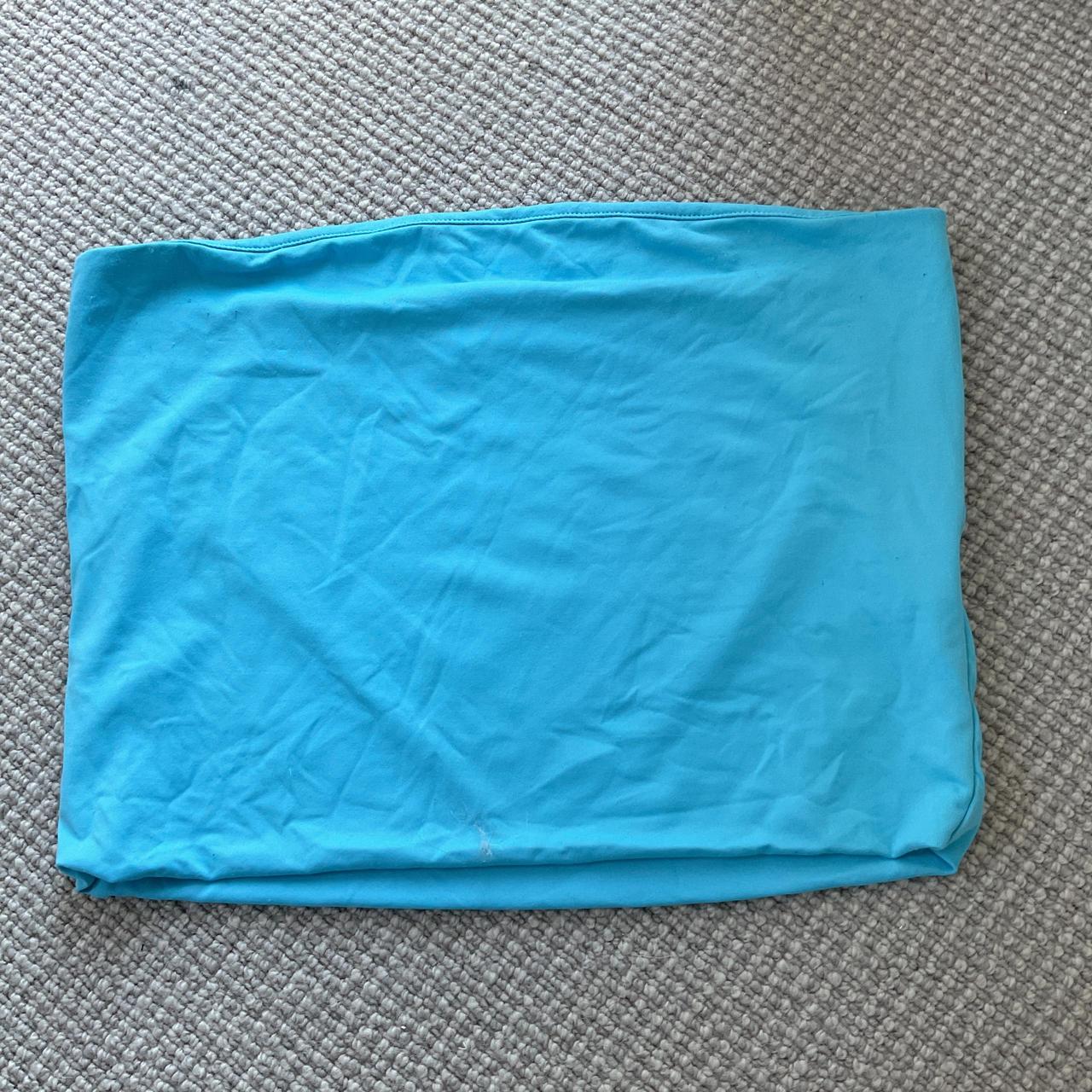 Supre blue boob tube size small WARDROBE CLEANOUT... | Depop