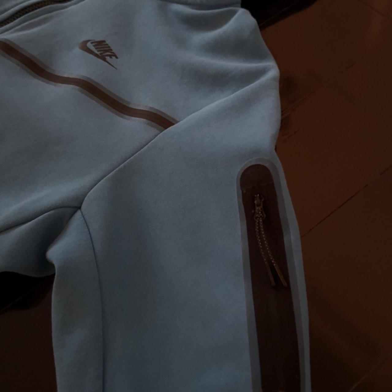 OG Blue Nike Tech No noticable flaws Send... - Depop