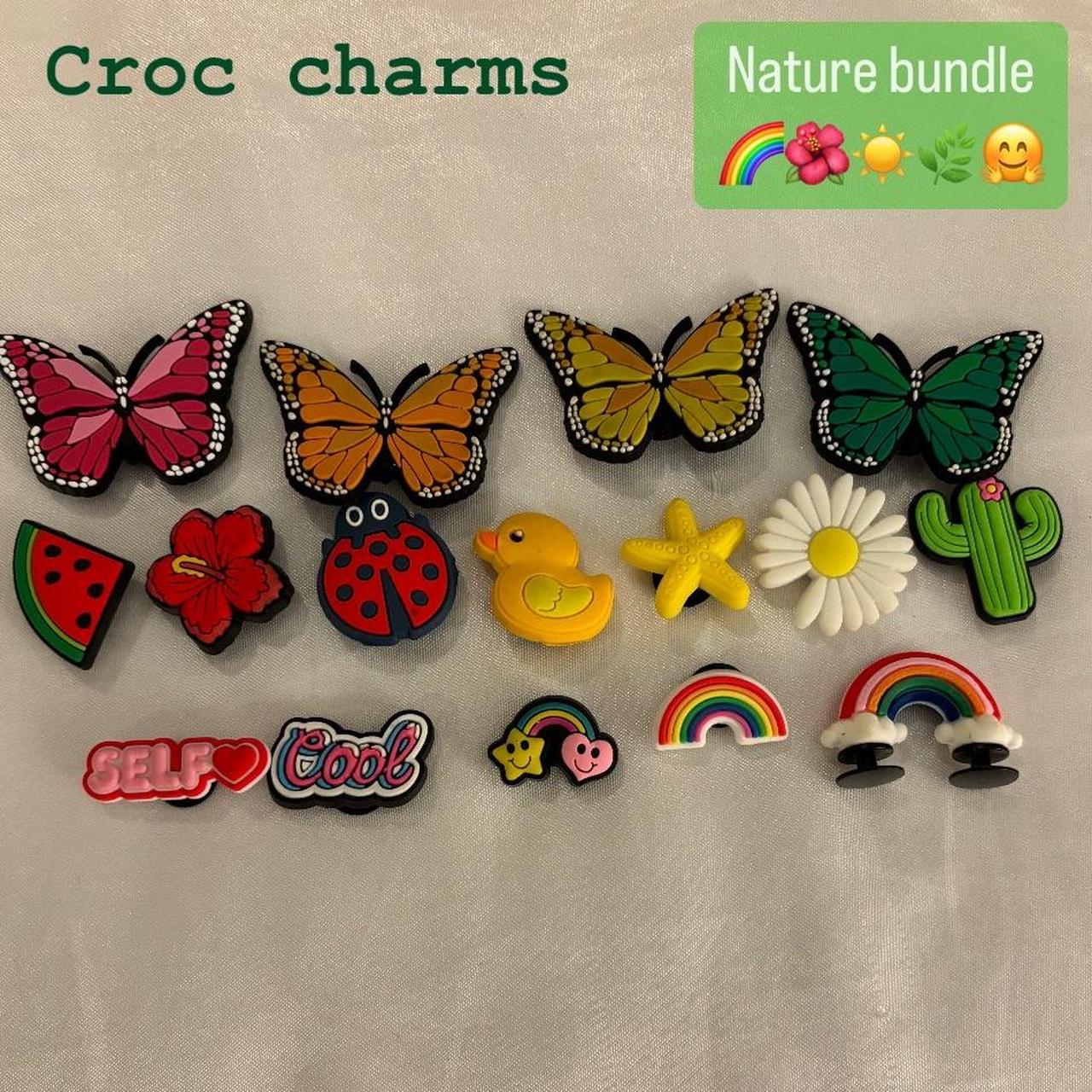 🌿💚 Croc charms bundle - 16 pieces- Nature... - Depop