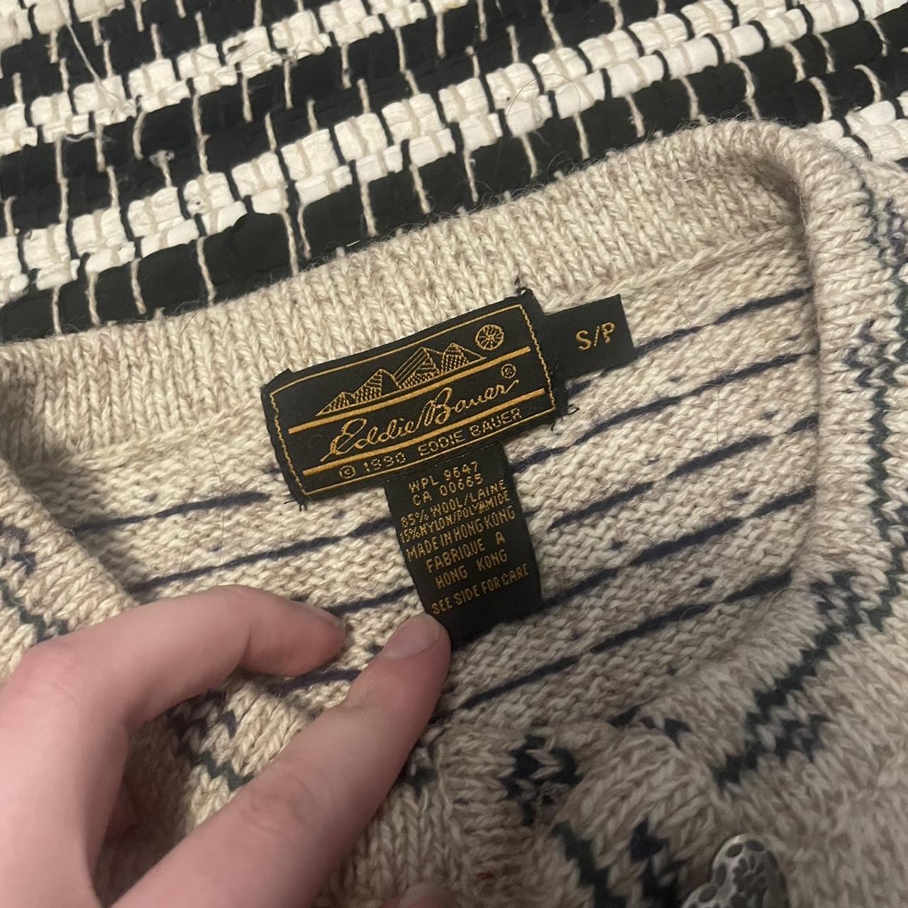 vintage eddie bauer grandma sweater! adorable... - Depop