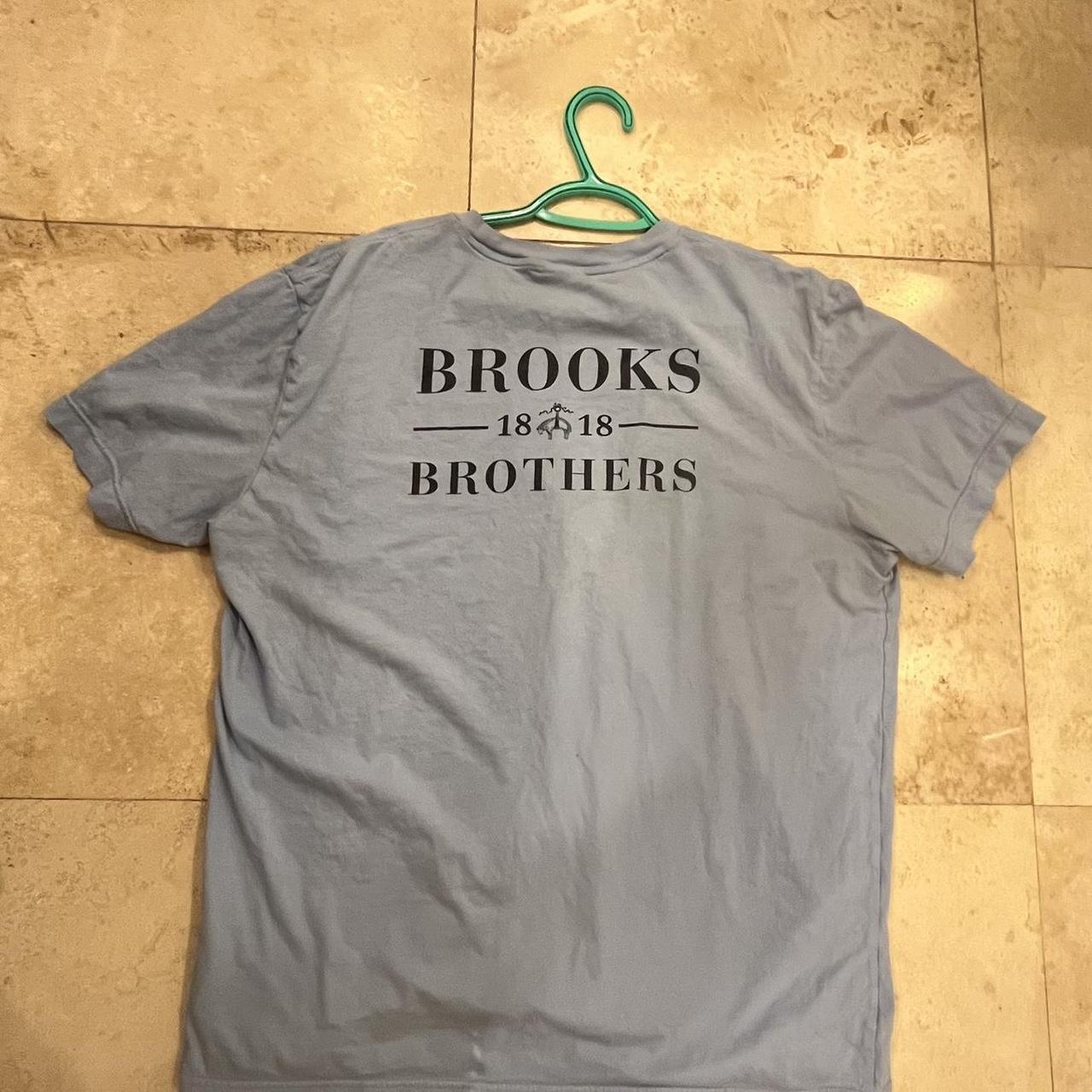 Brooks Brothers blue t shirt - Depop