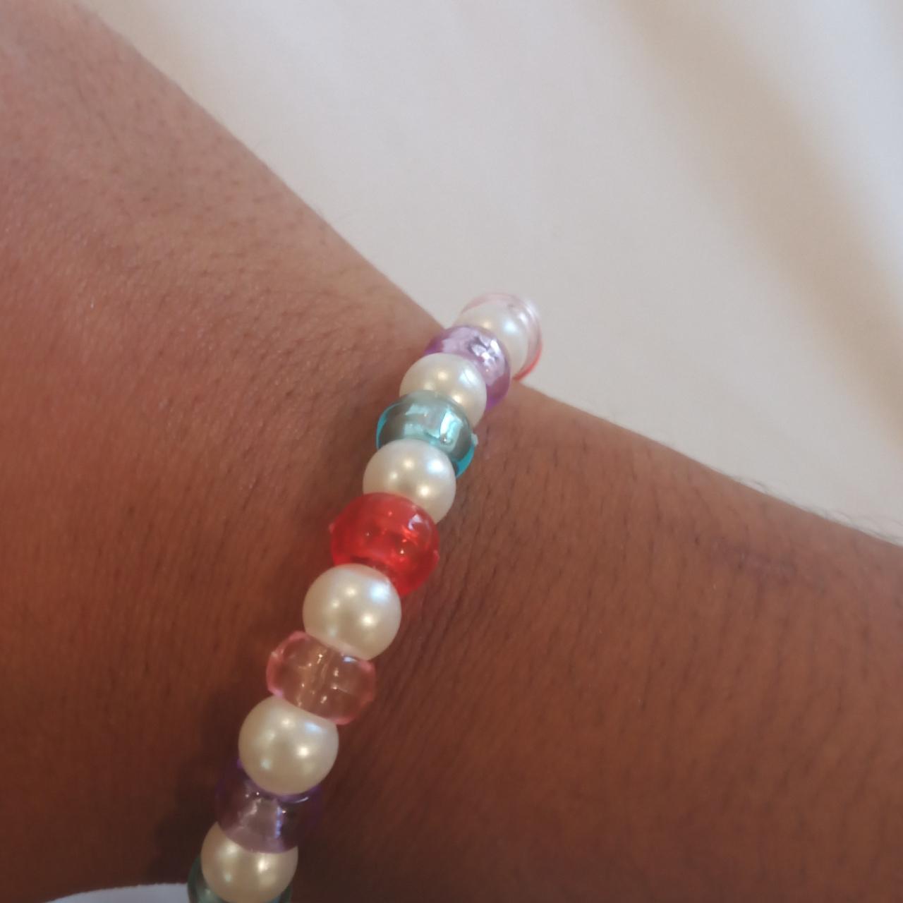 "Fruit jellies" inspired Kandi bead bracelet with... - Depop