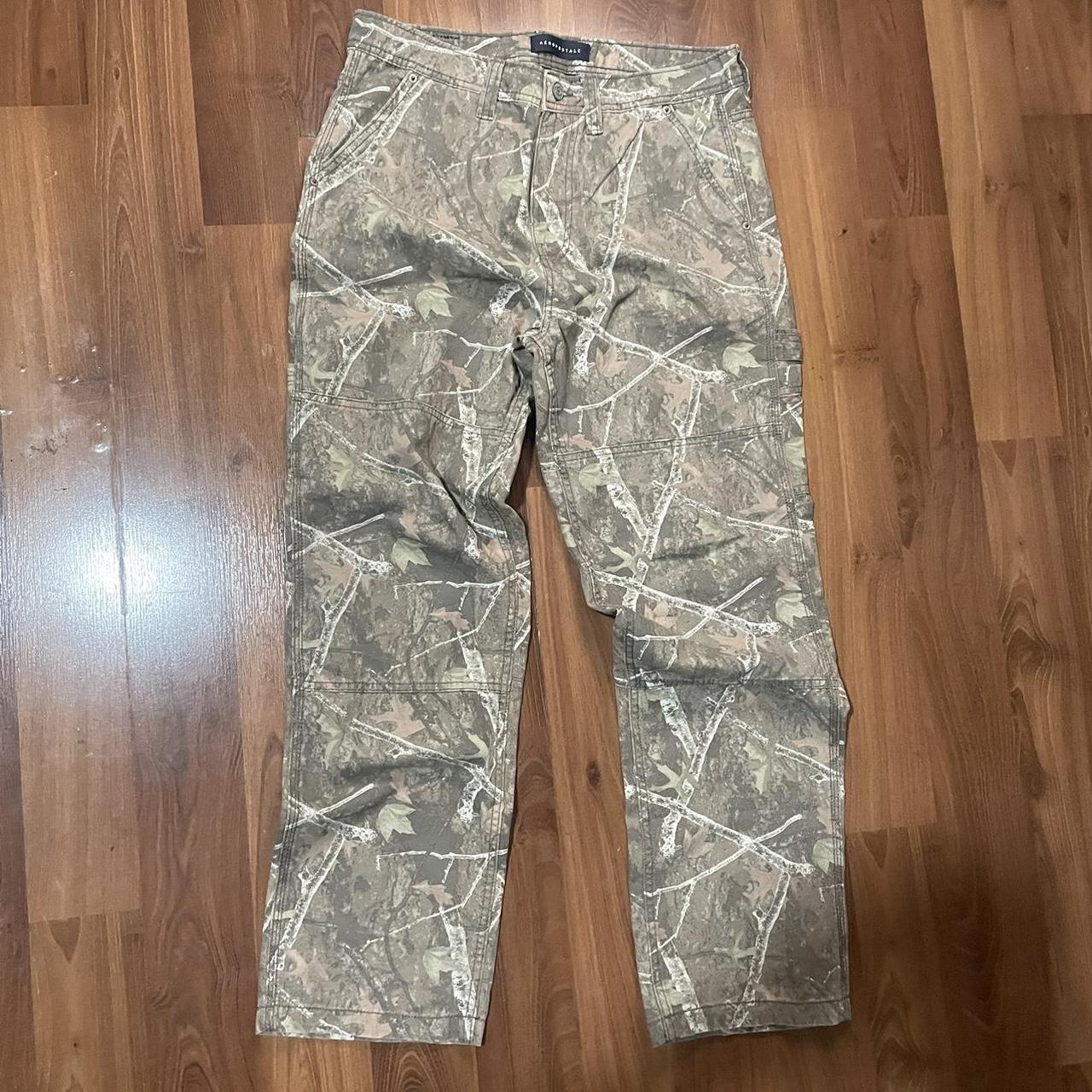 camo carpenter pants size small bassicly 30 or... - Depop