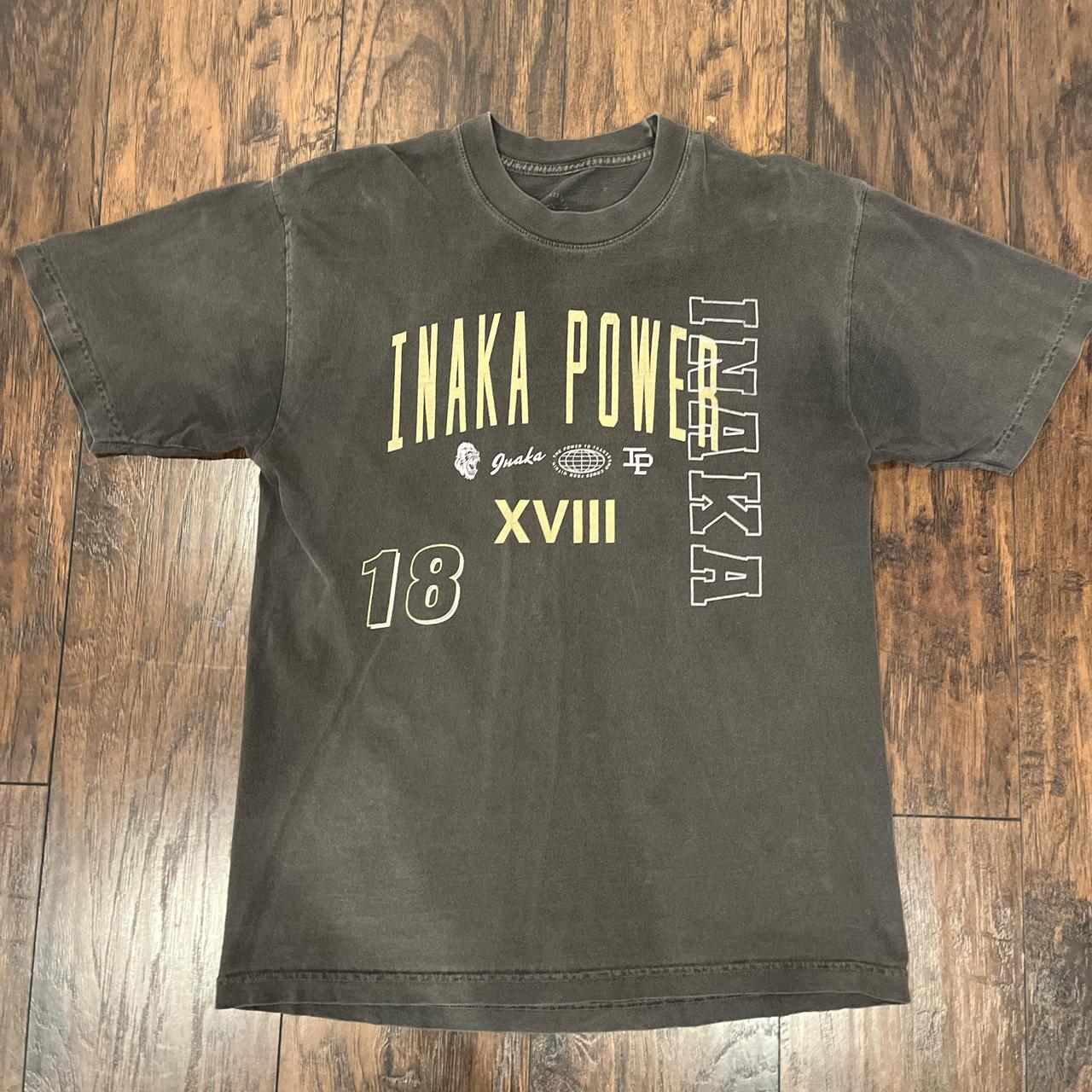 Inaka power workout tee Size M oversized Send offers - Depop