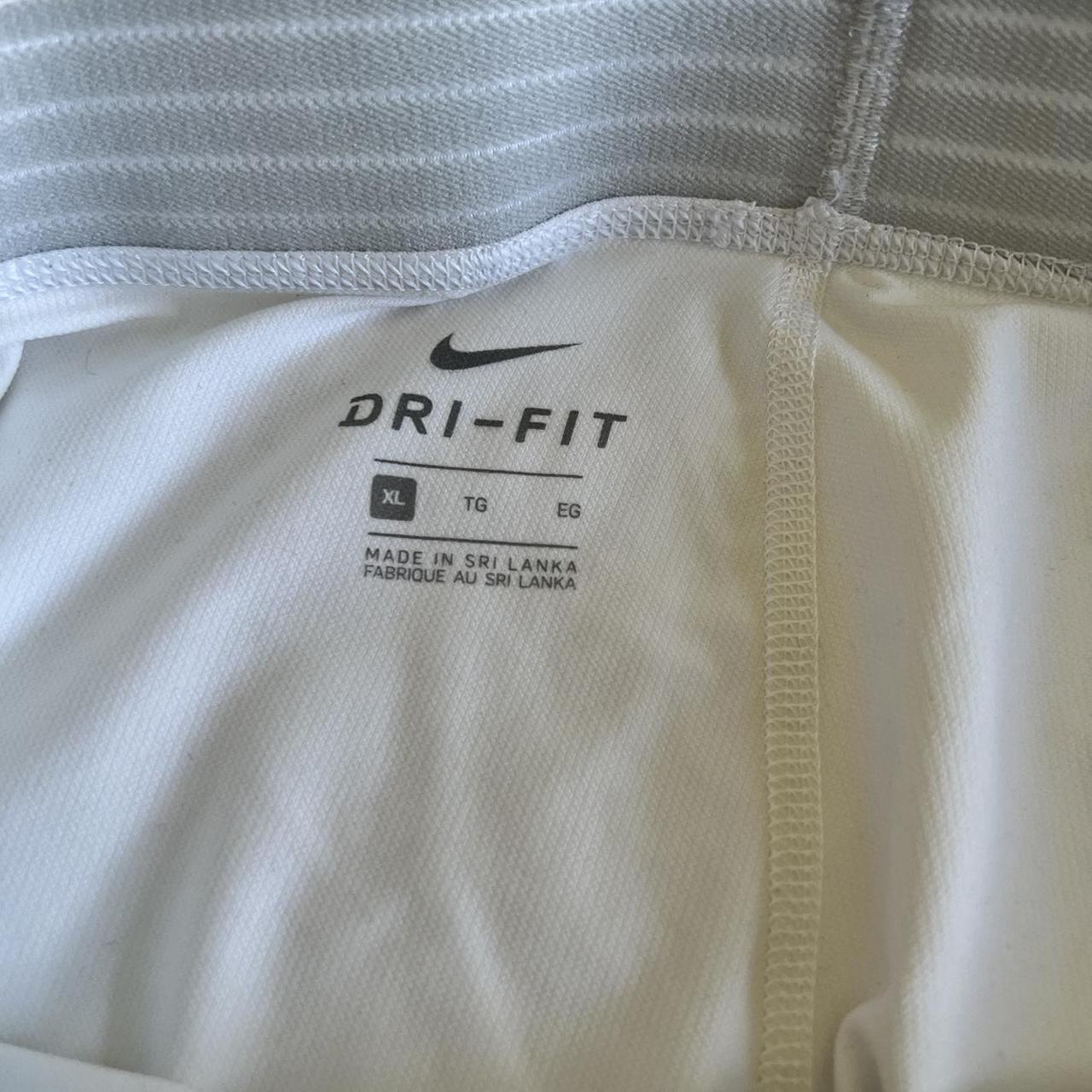 mens Nike Pro white Dri-Fit compression tights Size... - Depop