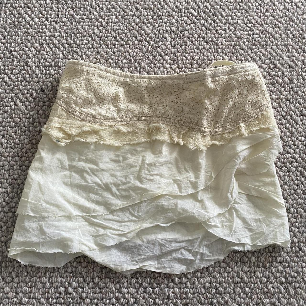 nature spirit pixie skirt cream size: xs/s/m - can... - Depop