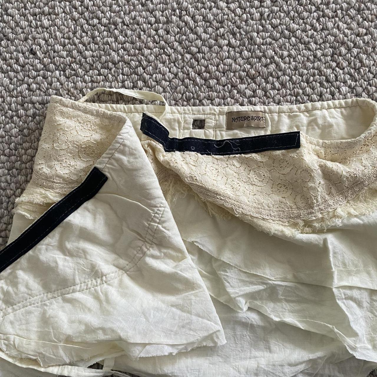 nature spirit pixie skirt cream size: xs/s/m - can... - Depop