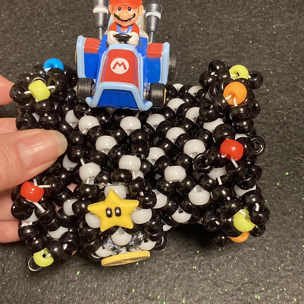 Rotating Mario kart Kandi cuff #kandi #kandicuff - Depop