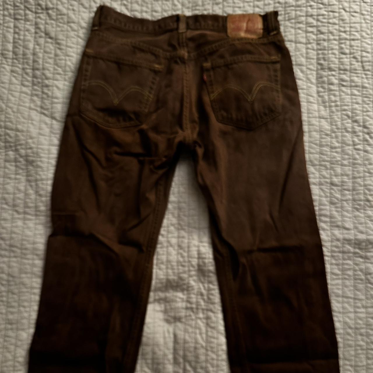 Brown Levi Jeans | Relaxed Fit 33/30 (Slightly... - Depop