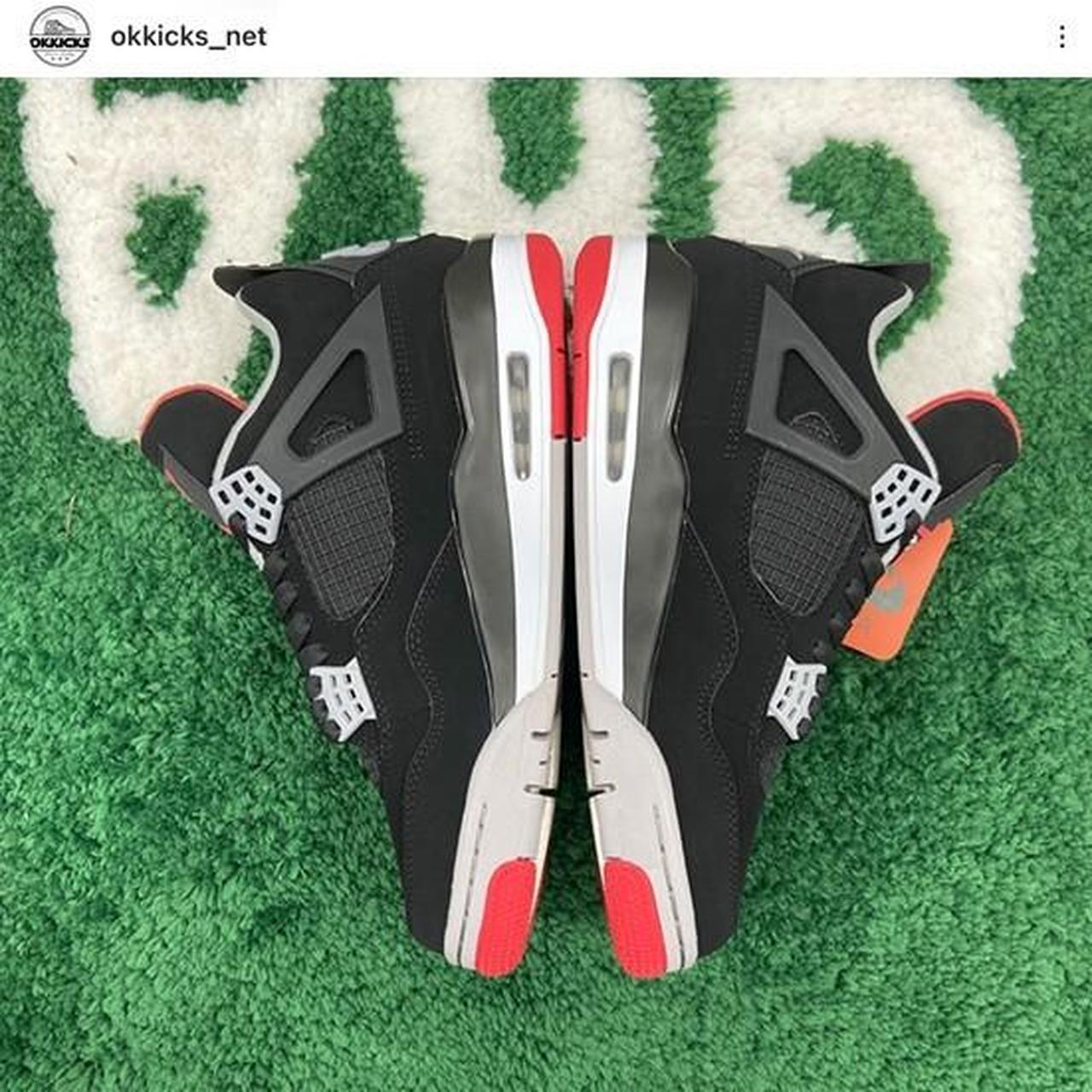 Air Jordan 4 Retro Bre #AJ4 #Jordan4 #Mens #sneakers - Depop