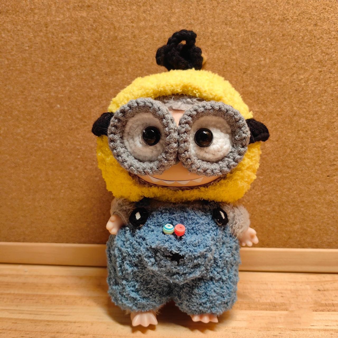 Labubu Dress Minion Style 💛💙 - Soft, durable... - Depop