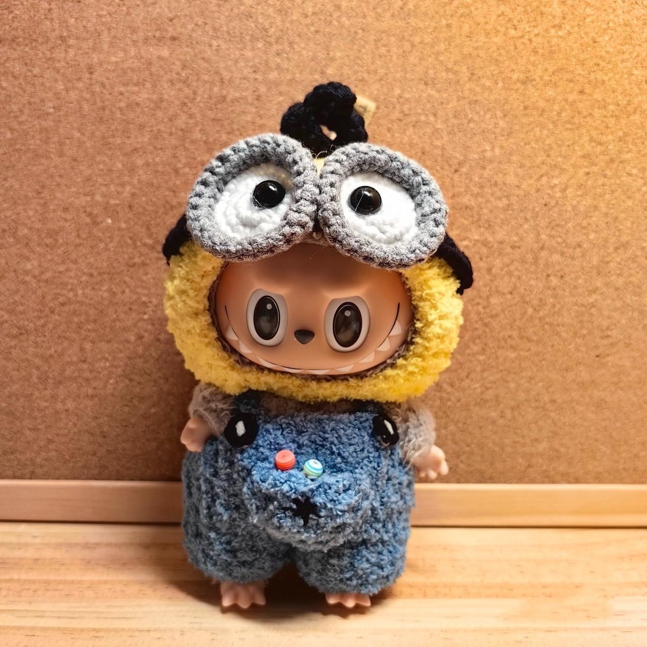 Labubu Dress Minion Style 💛💙 - Soft, durable... - Depop