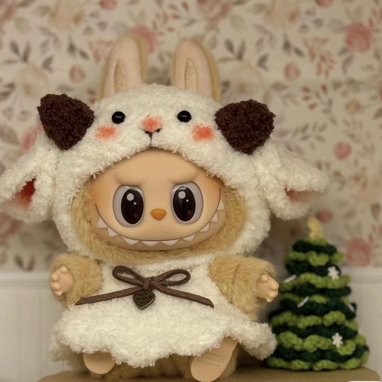 Labubu Sitting Party Dress in Little Sheep Style -... - Depop