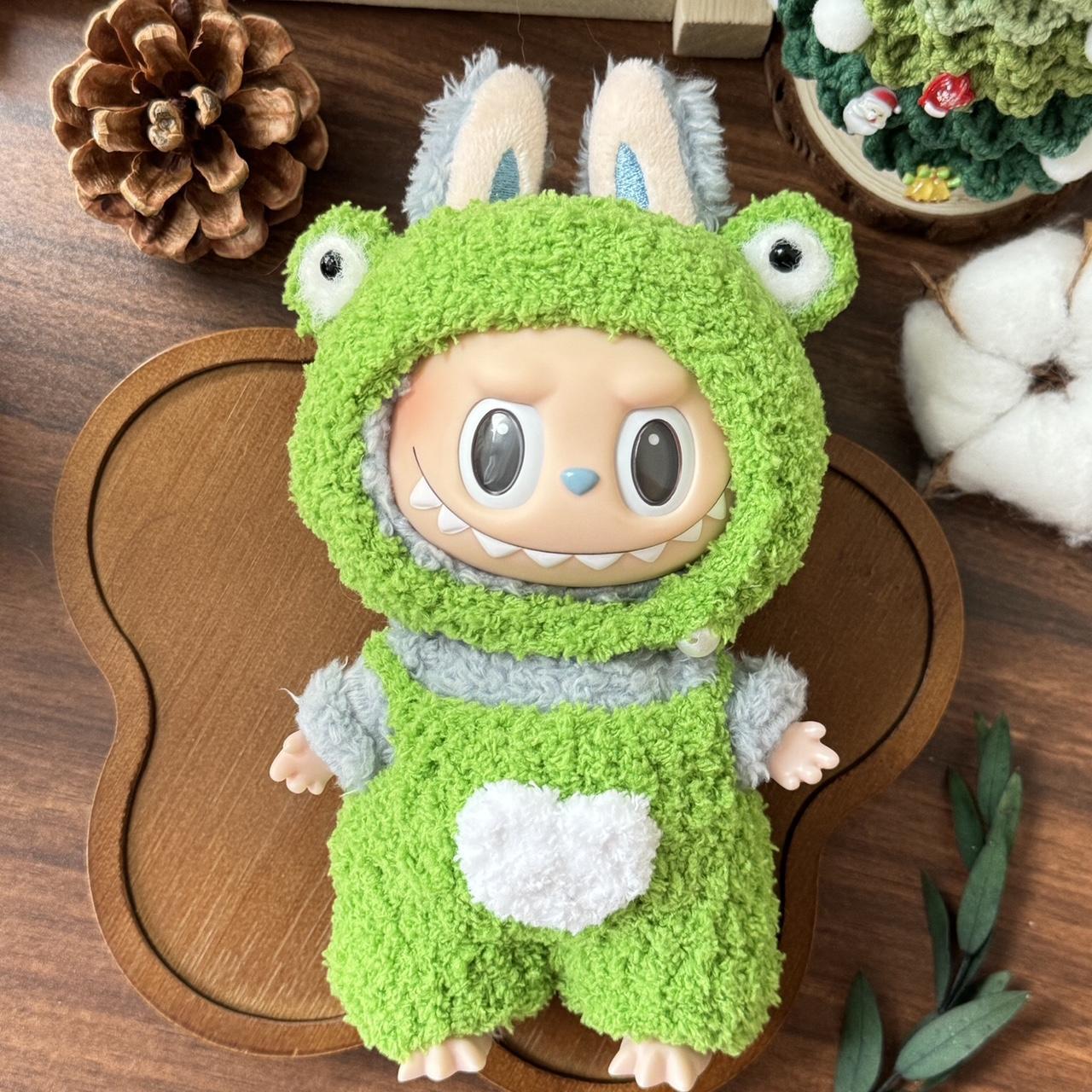 Labubu Frog Style Green Dressing Set, not included... - Depop