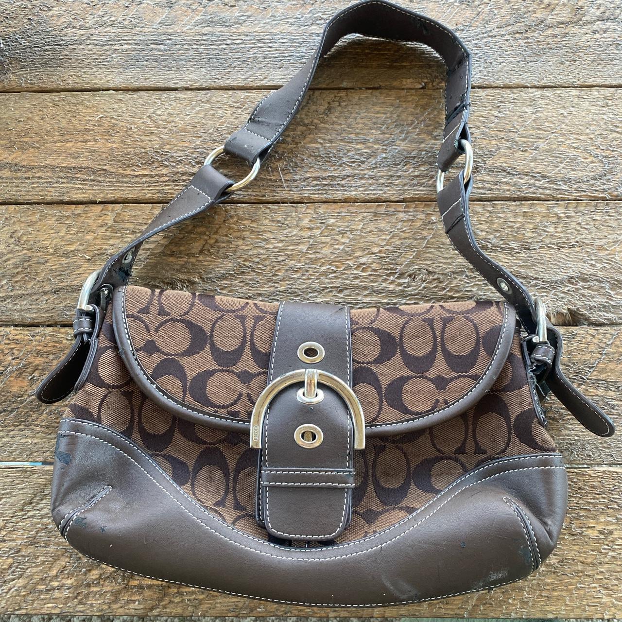 Coach vintage purse brown. This is from the 2000s.... - Depop