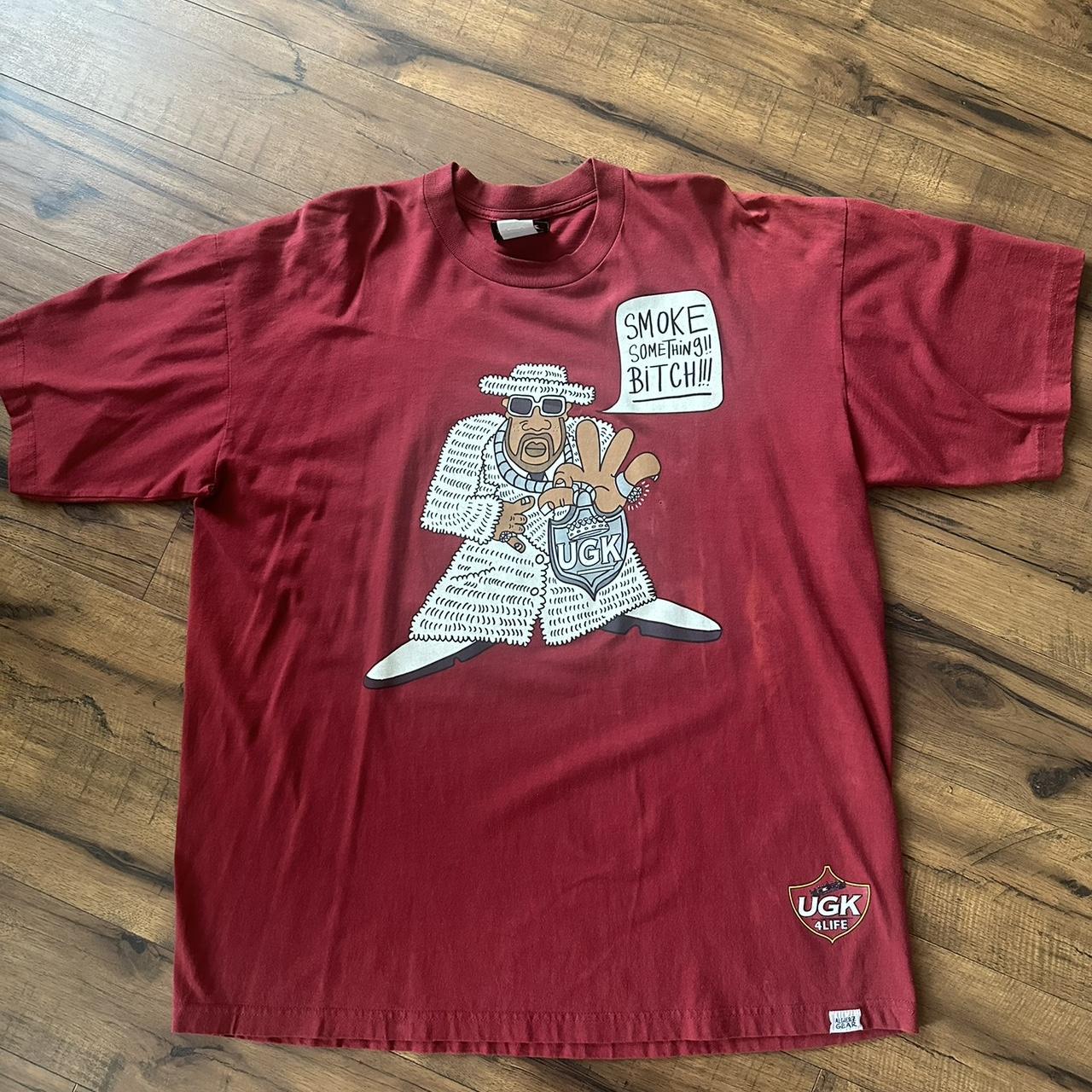 Rare Vintage UGK Pimp C Algierz T Shirt “Smoke sum... - Depop