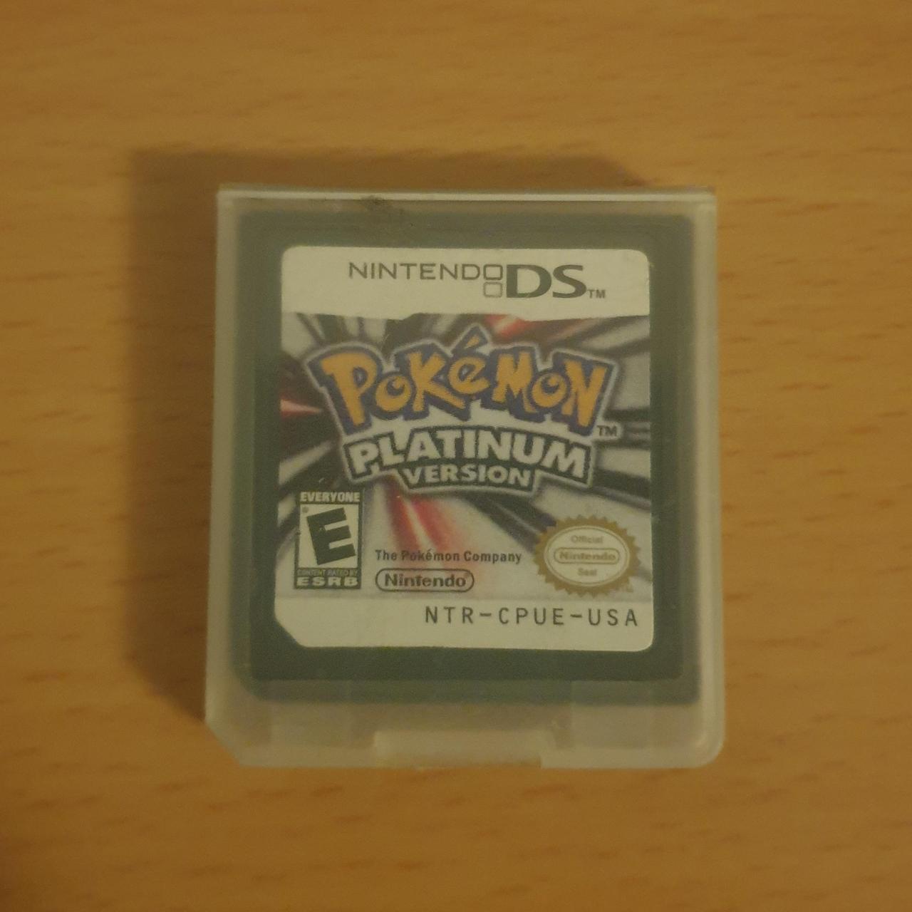 rare pokémon platinum ds game, flawless art on the... - Depop