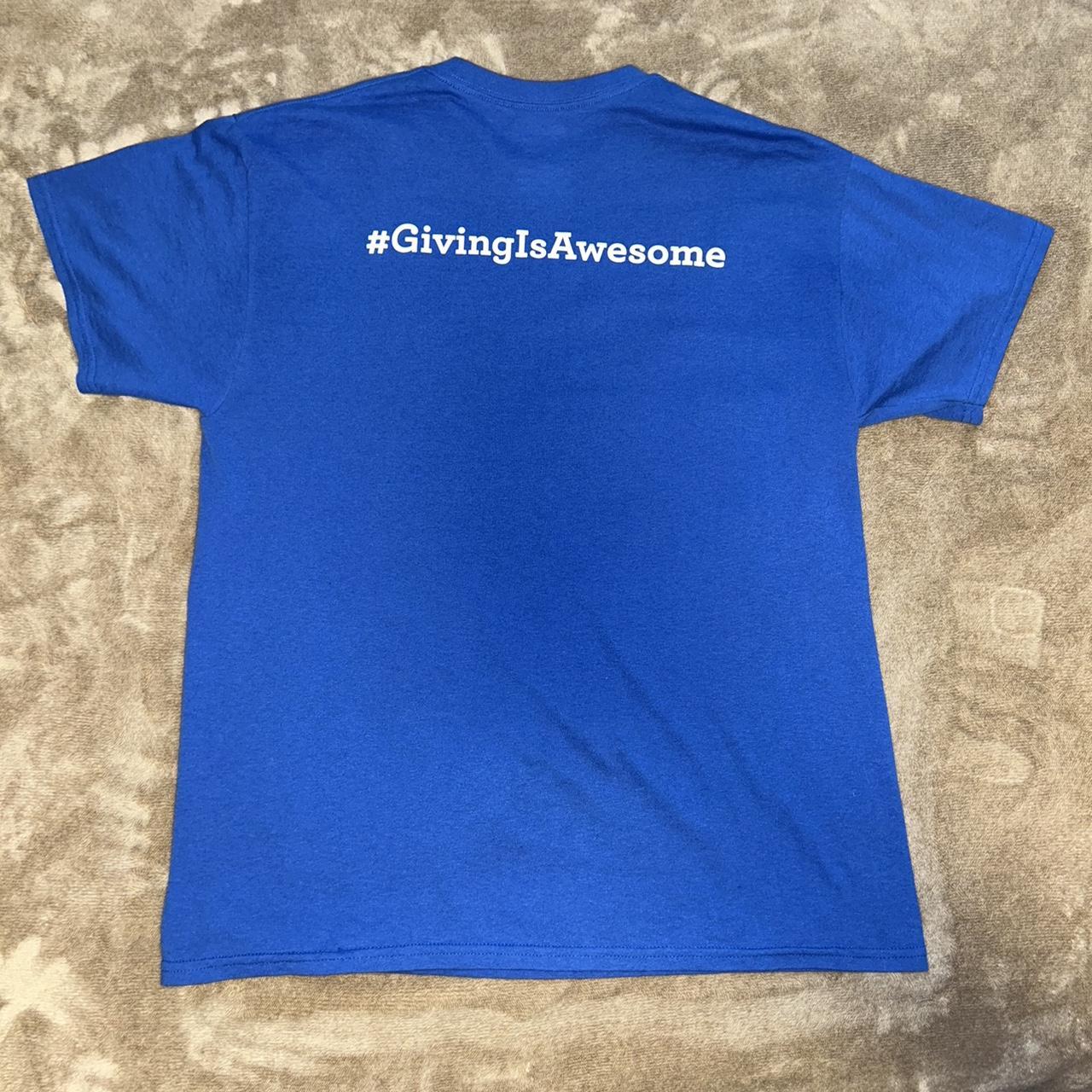 Blue Toys R Us Employee Shirt Large - Depop