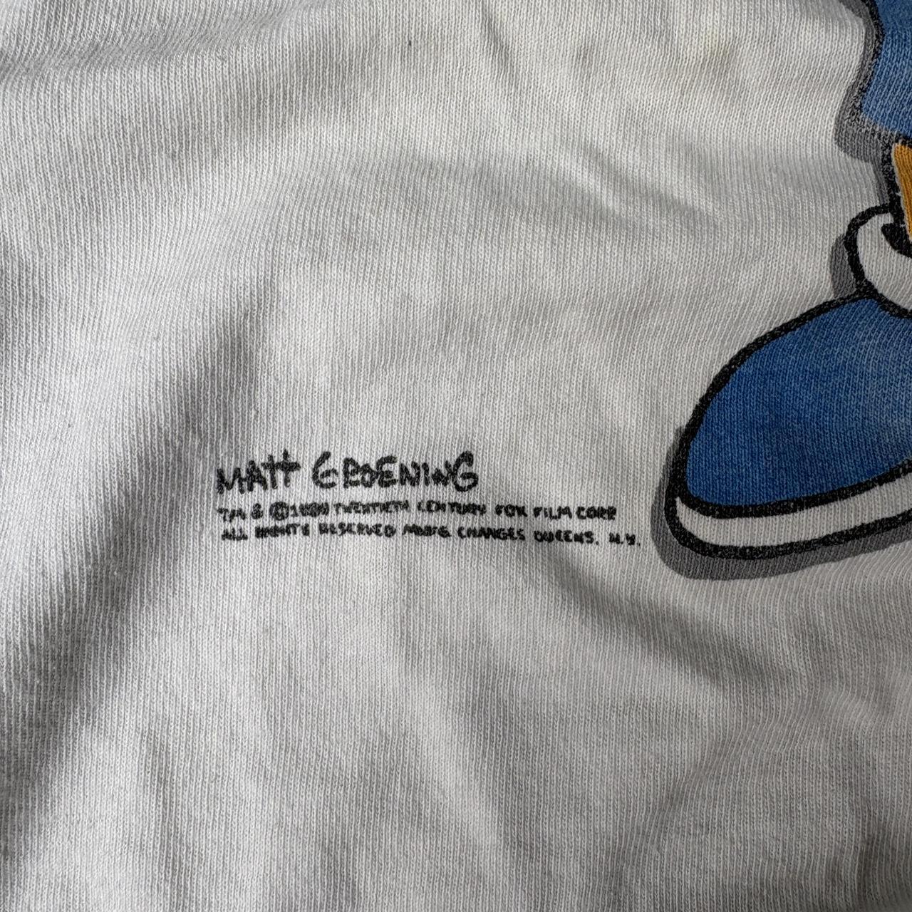 sick 90s bart simpson tee shirt single... | Depop